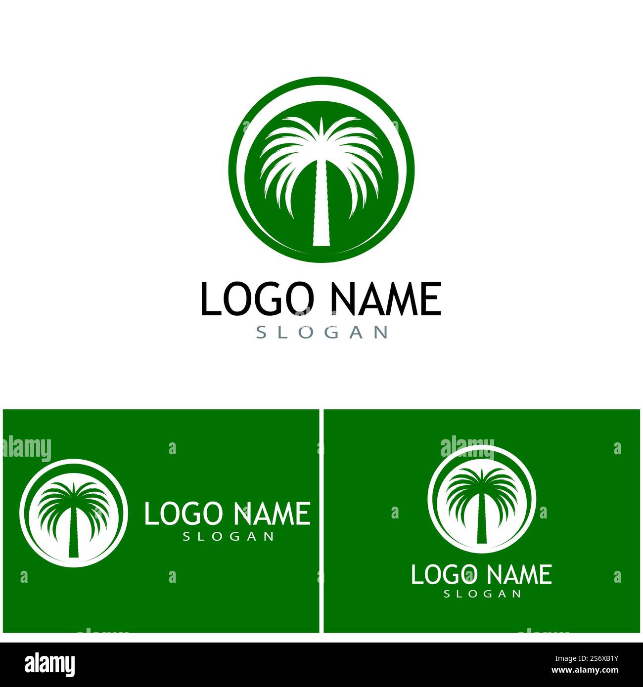 Dates tree Logo Template vector symbol design Stock Vector Image & Art ...
