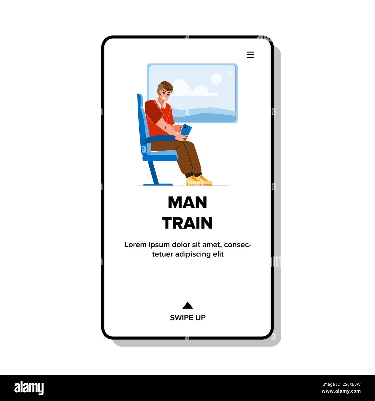 man train vector. travel passenger, businessman subway, trip joy man ...