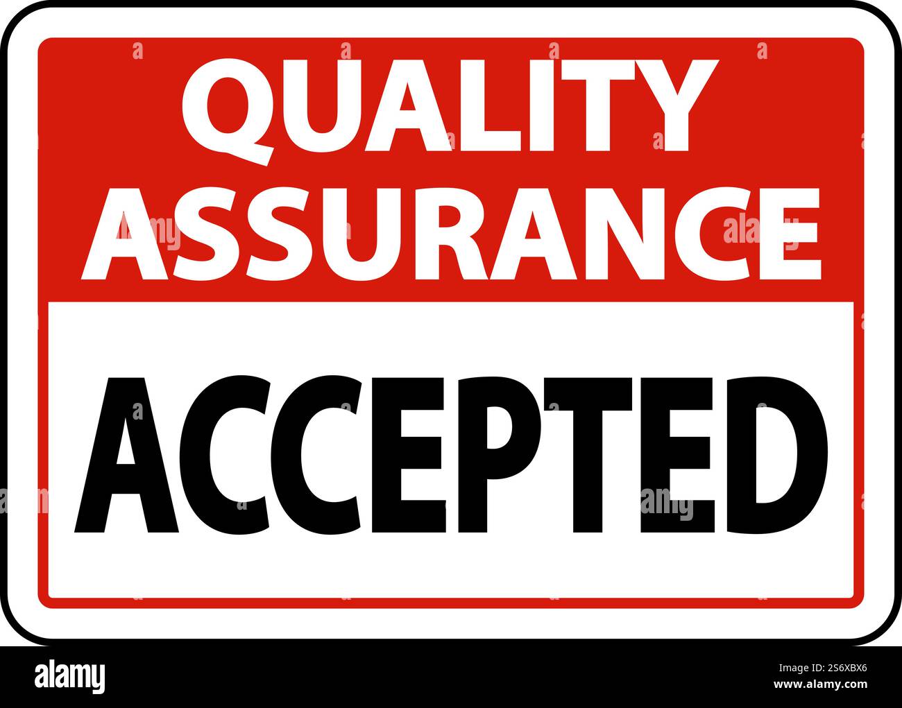 Quality Assurance Accepted Sign Stock Vector Image & Art - Alamy