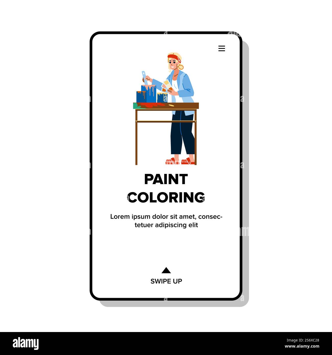 paint coloring vector. abstract brush art, ink splash, wall rainbow ...