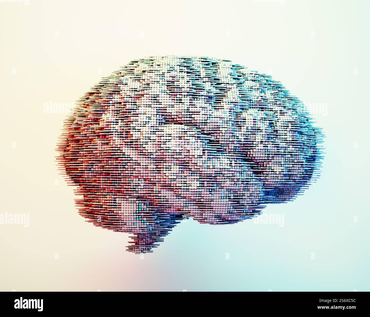 Abstract brain network connections. Brainstorming and self development ...