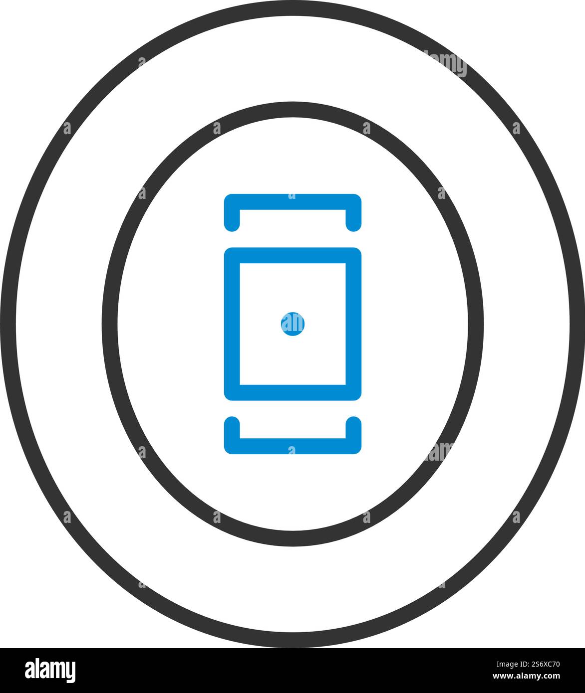 Cricket Field Icon. Editable Bold Outline With Color Fill Design ...