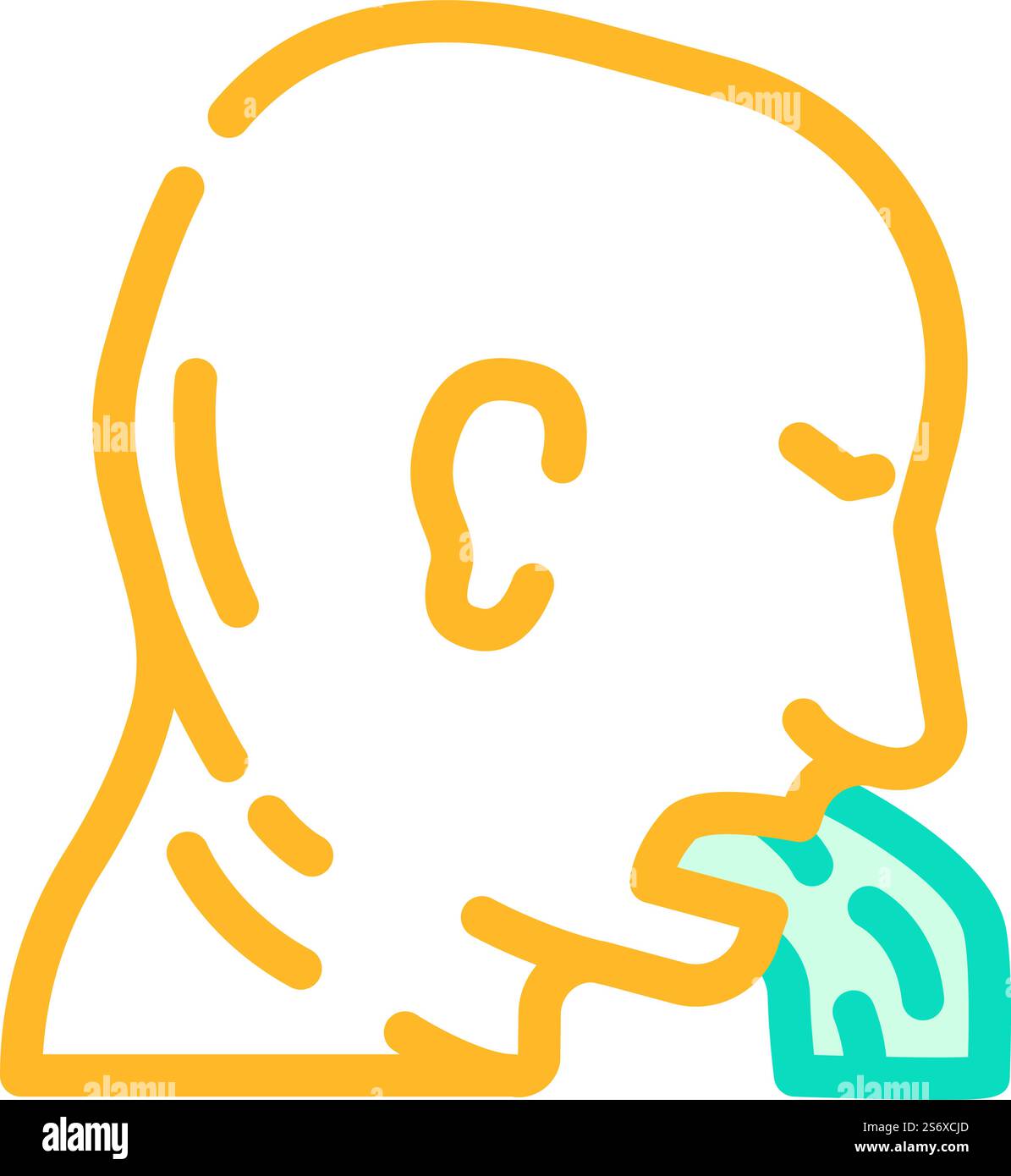 vomit health sick color icon vector. vomit health sick sign. isolated ...