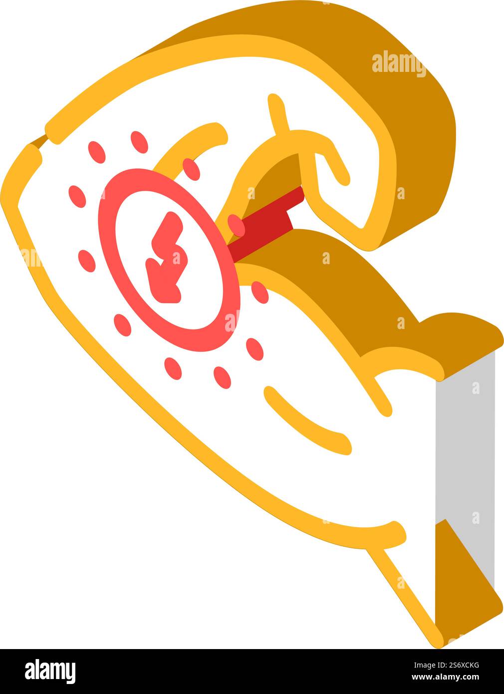 muscle pain isometric icon vector. muscle pain sign. isolated symbol ...