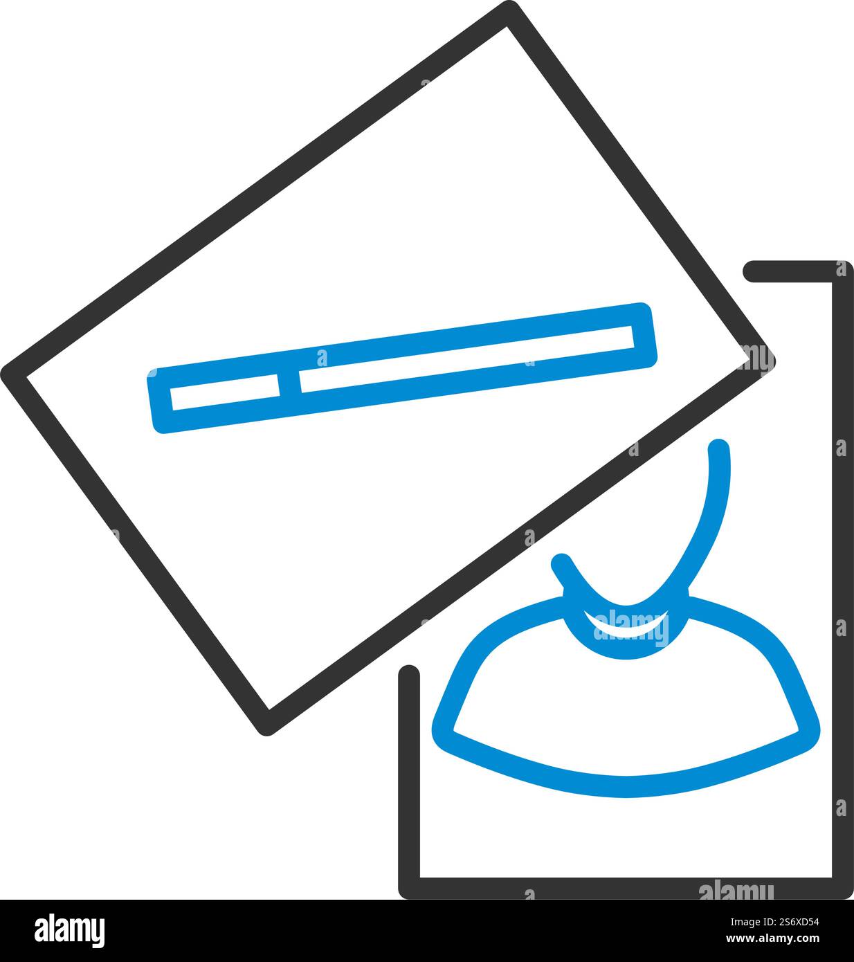 Photograph Evidence Icon. Editable Bold Outline With Color Fill Design ...