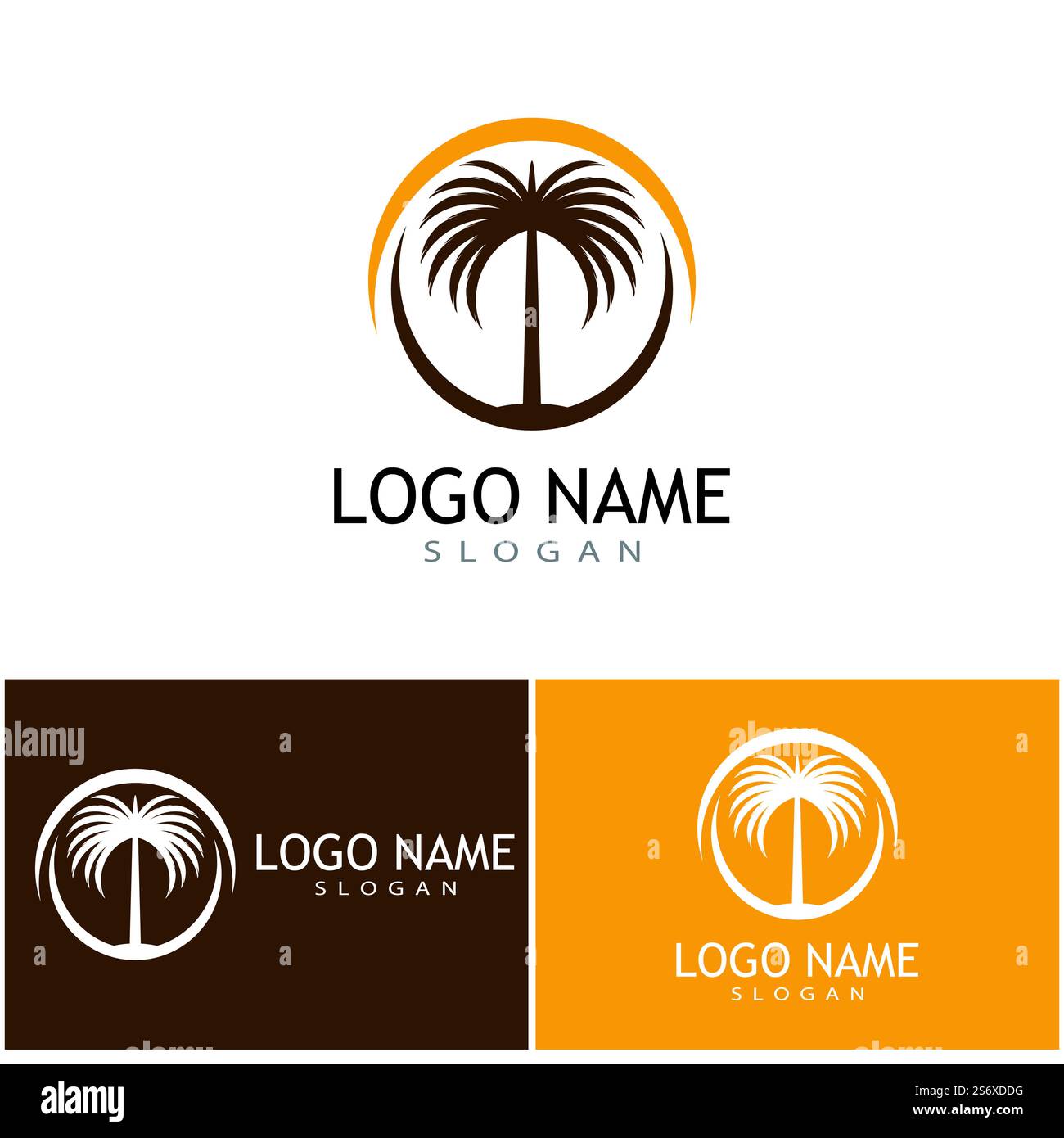 Dates tree Logo Template vector symbol design Stock Vector Image & Art ...