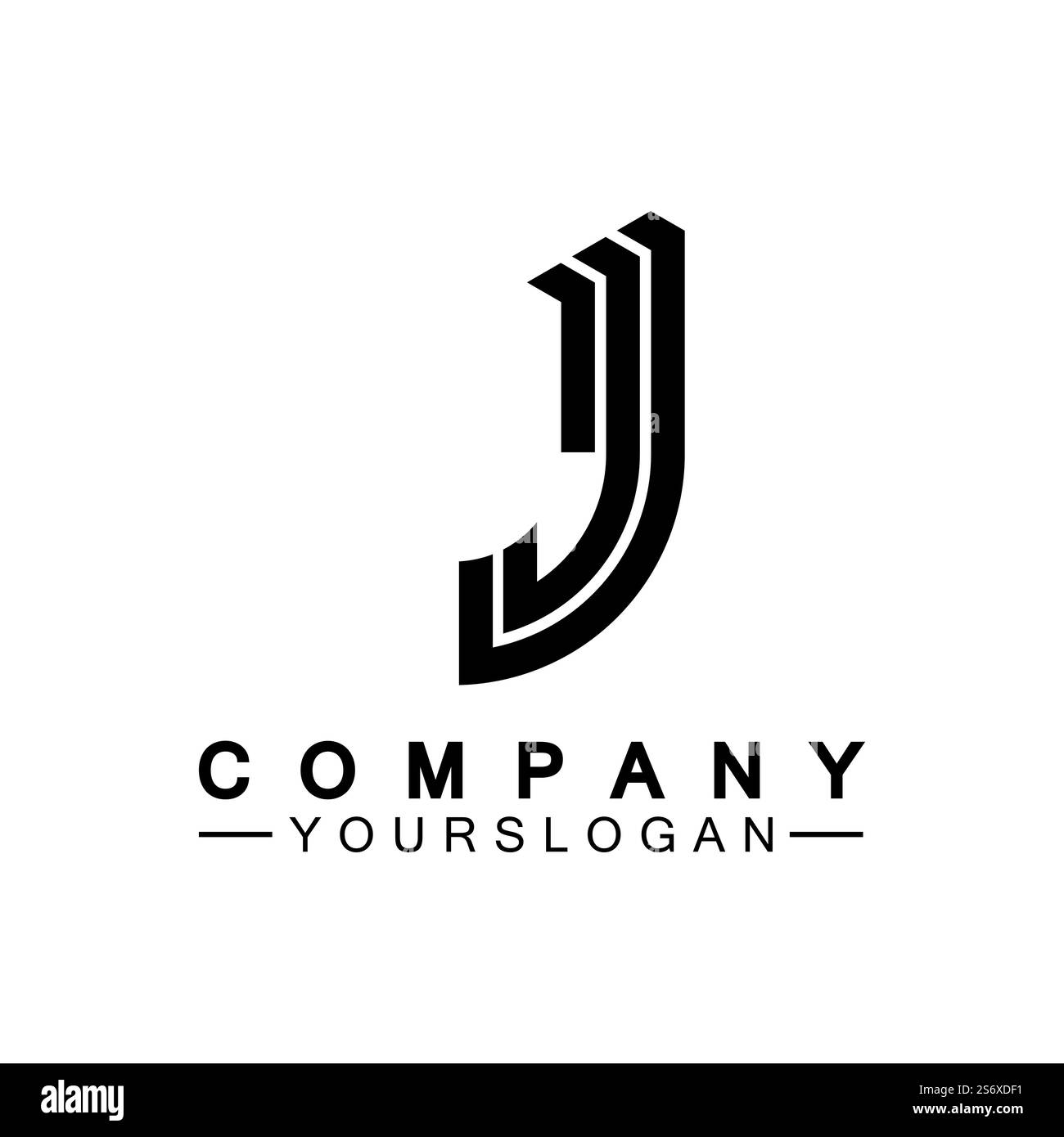 Monogram letter Black and White Stock Photos & Images - Alamy