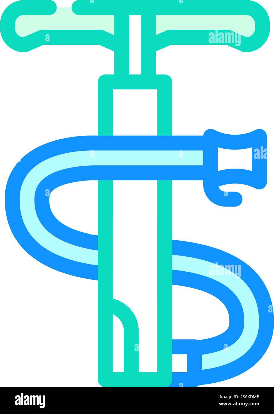 pump tool color icon vector. pump tool sign. isolated symbol ...