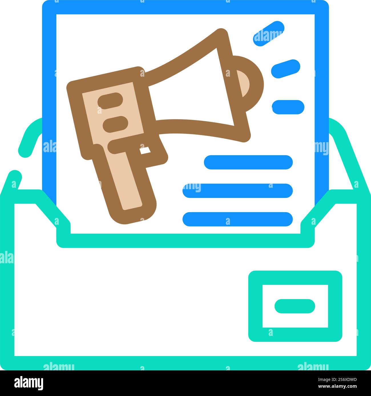 increased brand awareness color icon vector. increased brand awareness ...