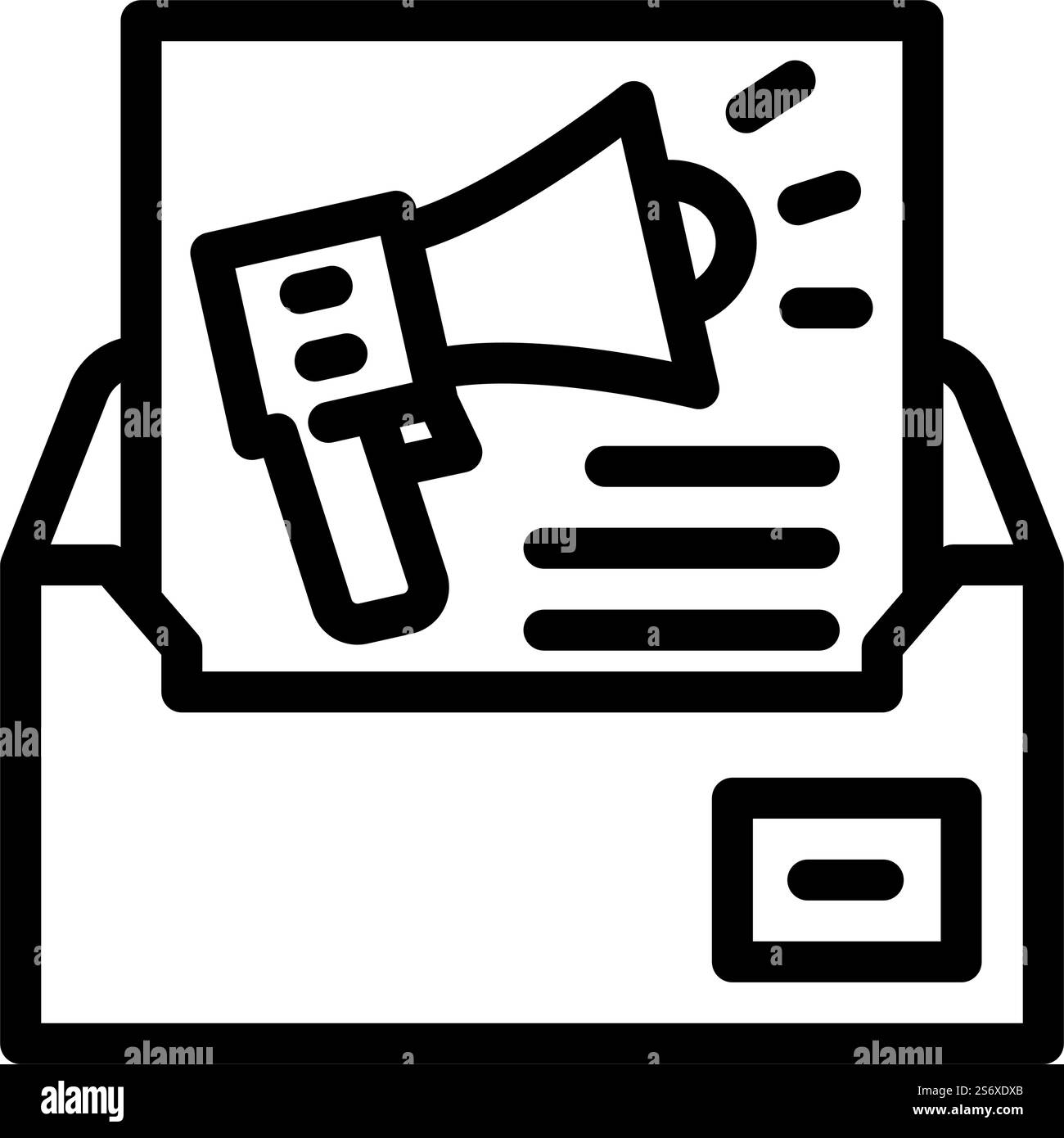 increased brand awareness line icon vector. increased brand awareness ...