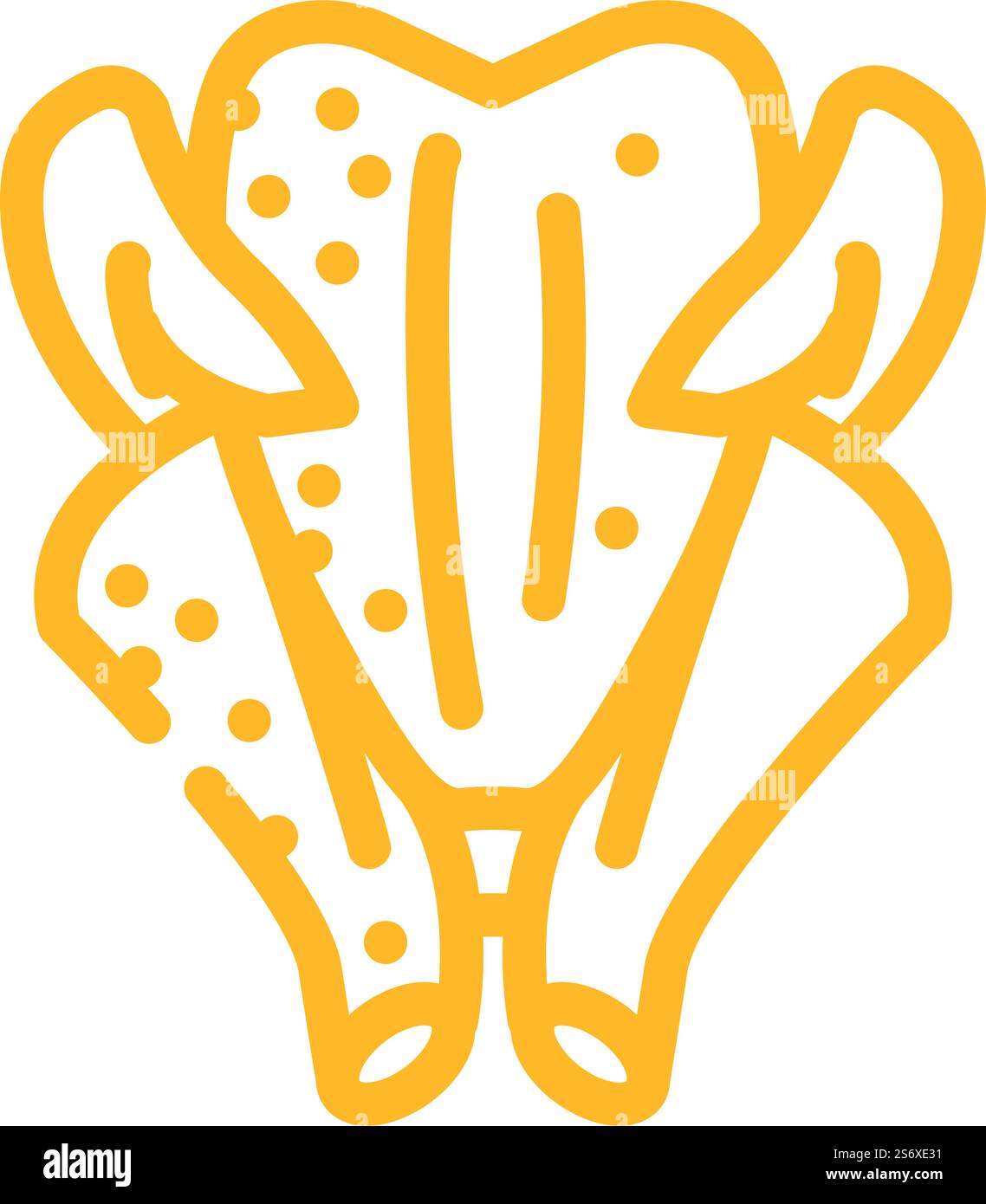 broiler chicken carcass color icon vector. broiler chicken carcass sign ...