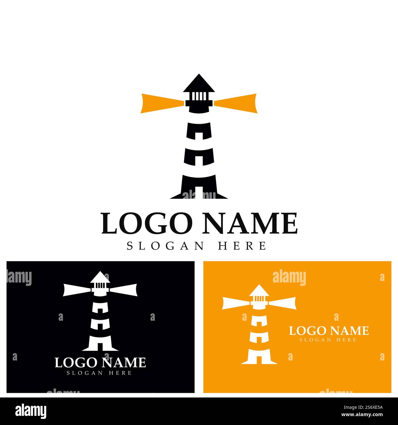 lighthouse logo icon vector template Stock Vector Image & Art - Alamy