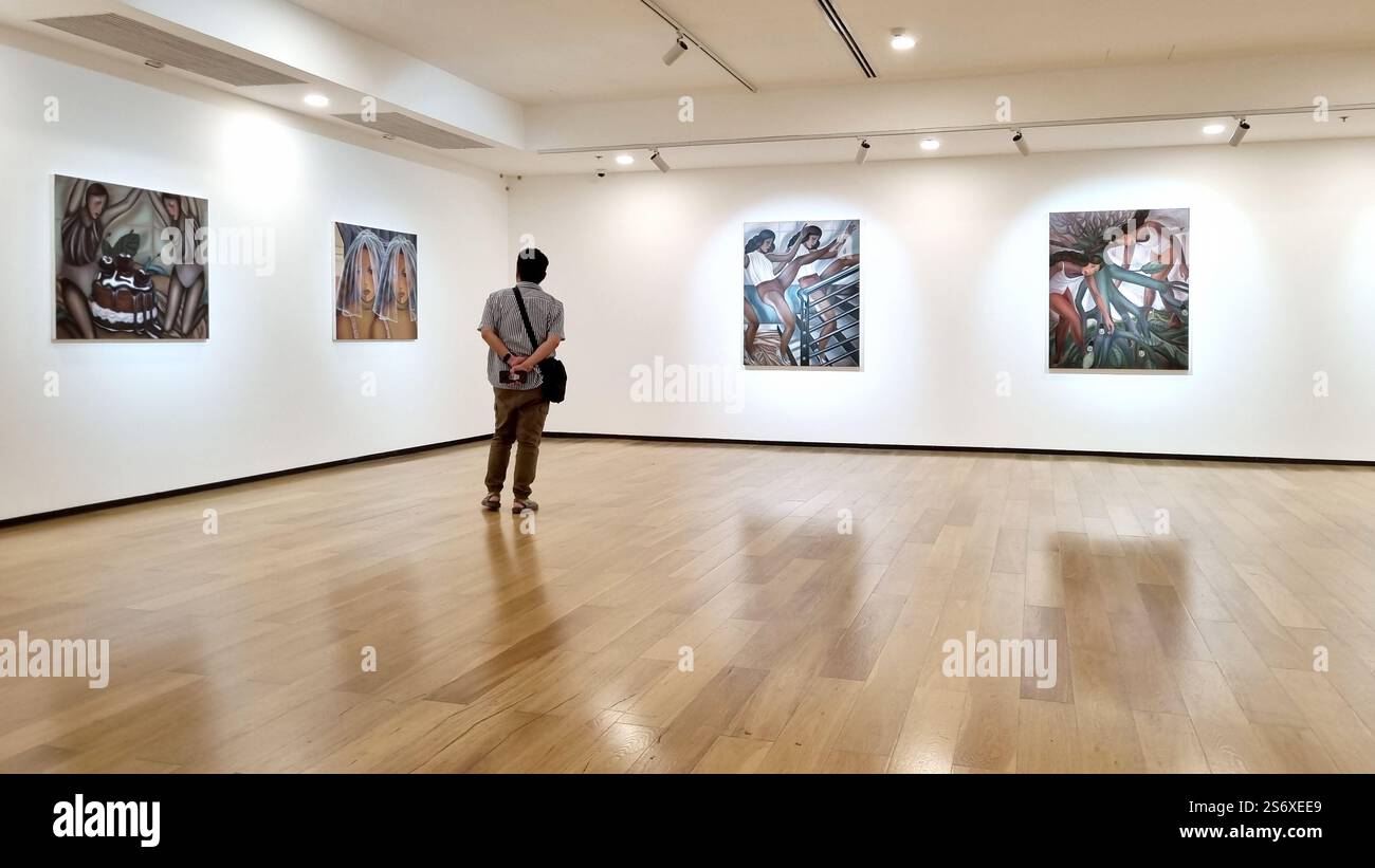 Bangkok, Thailand - March 14, 2024 : Contemporary Art Exhibition ...