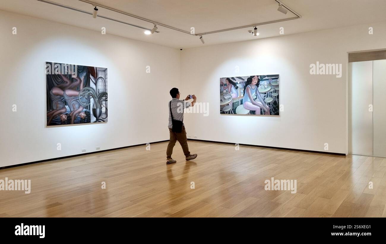 Bangkok, Thailand - March 14, 2024 : Contemporary Art Exhibition ...