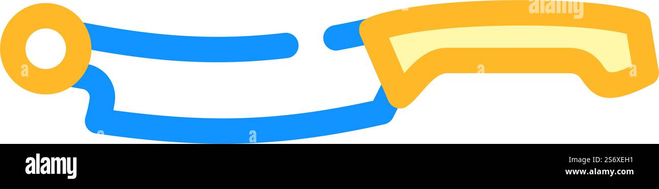 traditional pizza and cheese knife color icon vector. traditional pizza ...