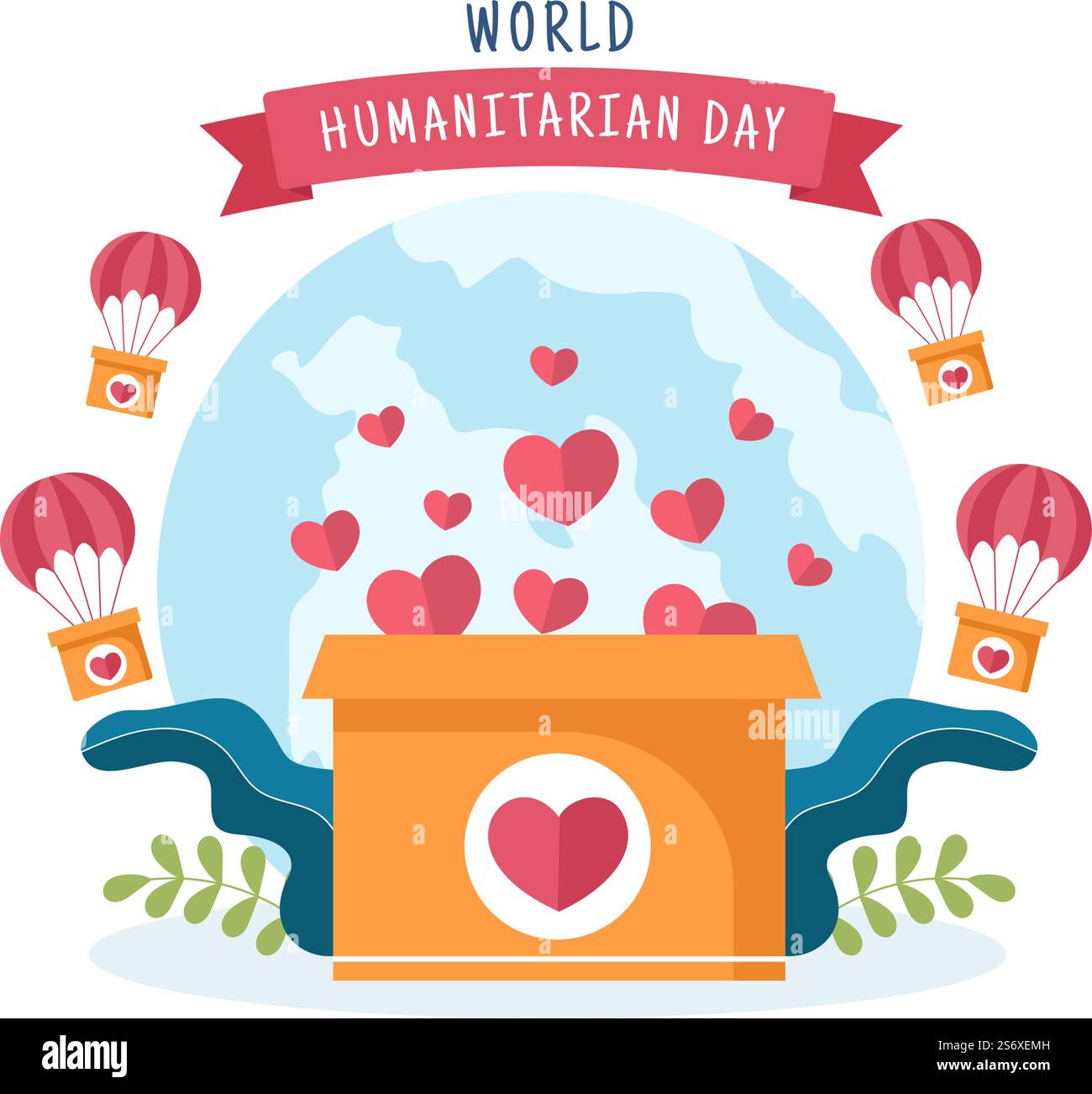 World Humanitarian Day with Global Celebration of Helping People, Work ...