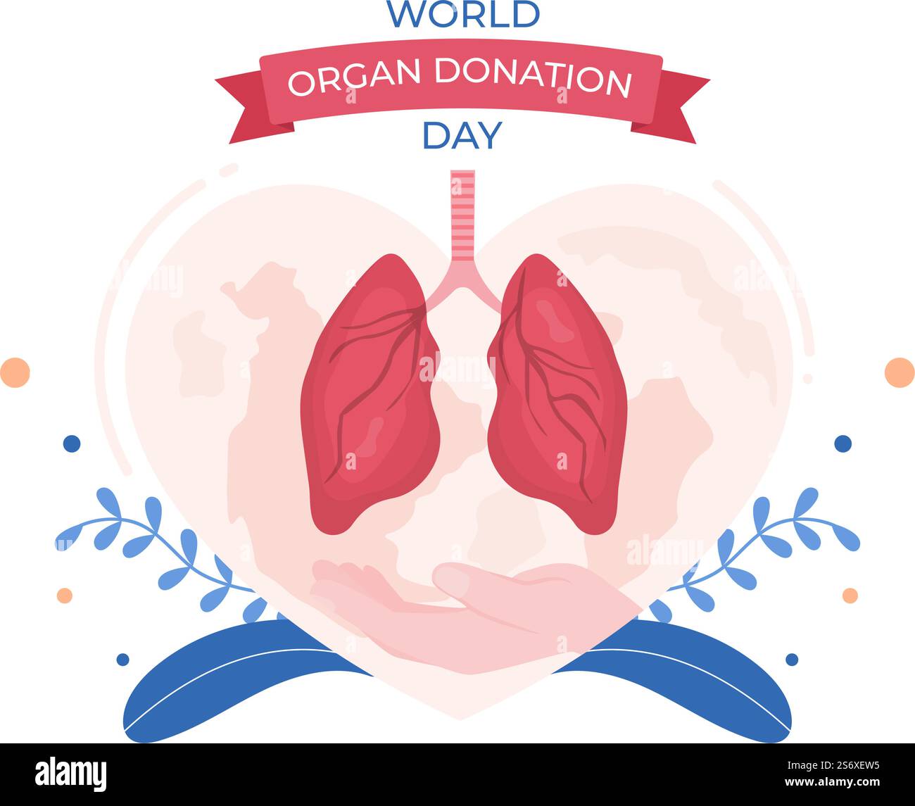 World Organ Donation Day with Kidneys, Heart, Lungs, Eyes or Liver for ...
