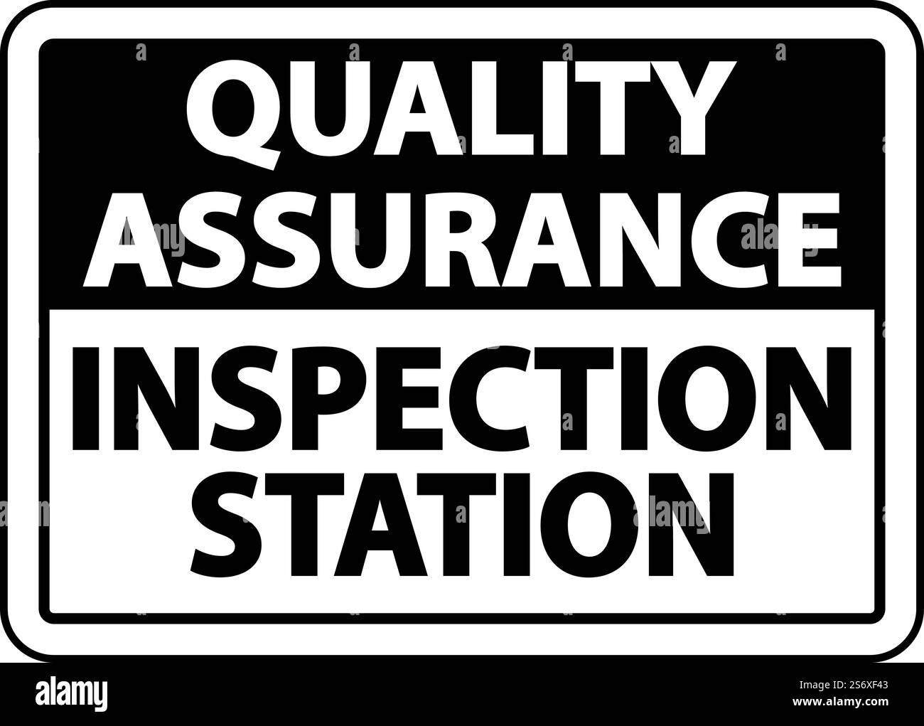 Quality Assurance Inspection Station Sign Stock Vector Image & Art - Alamy