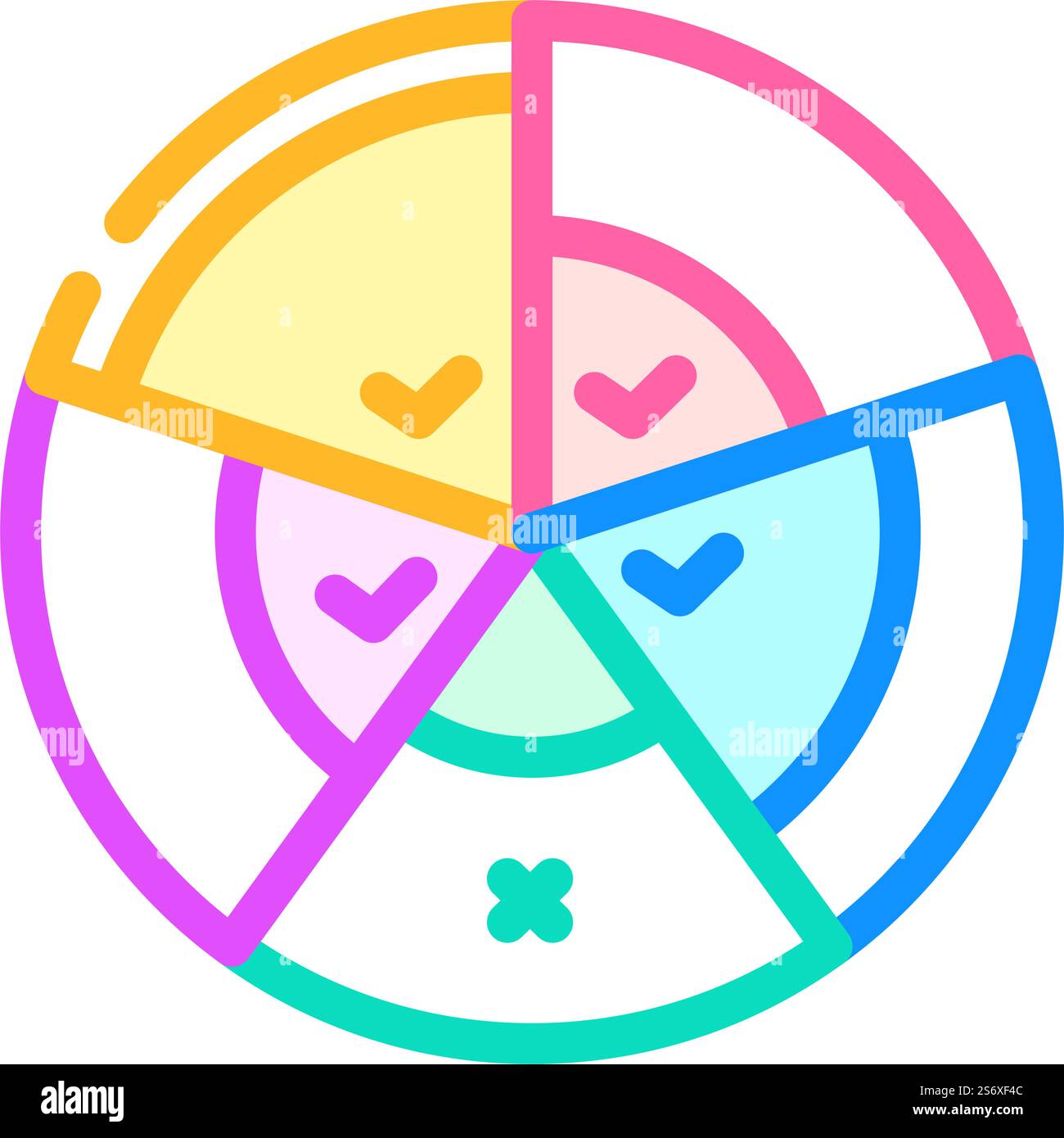 balance wheel color icon vector. balance wheel sign. isolated symbol ...