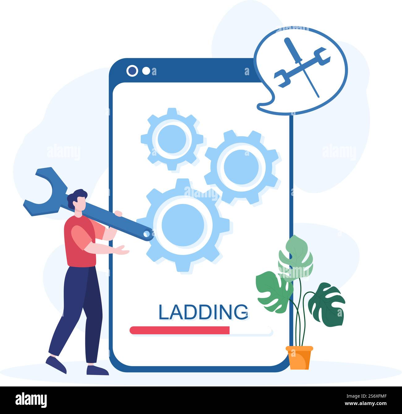 Breakdown in communication Stock Vector Images - Alamy