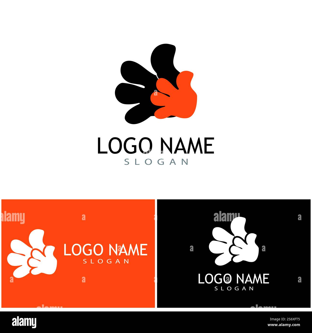 Vector Cartoon Hand Sign. Comics Clip art Stock Vector Image & Art - Alamy