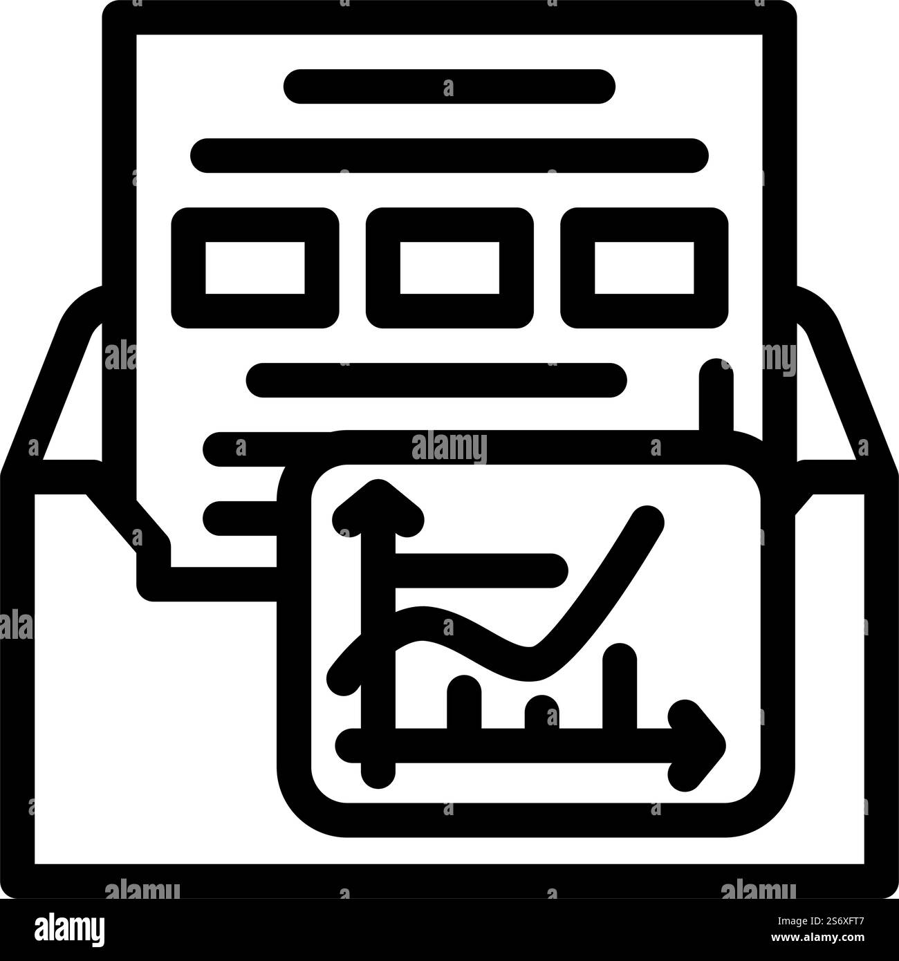 track email campaigns line icon vector. track email campaigns sign ...