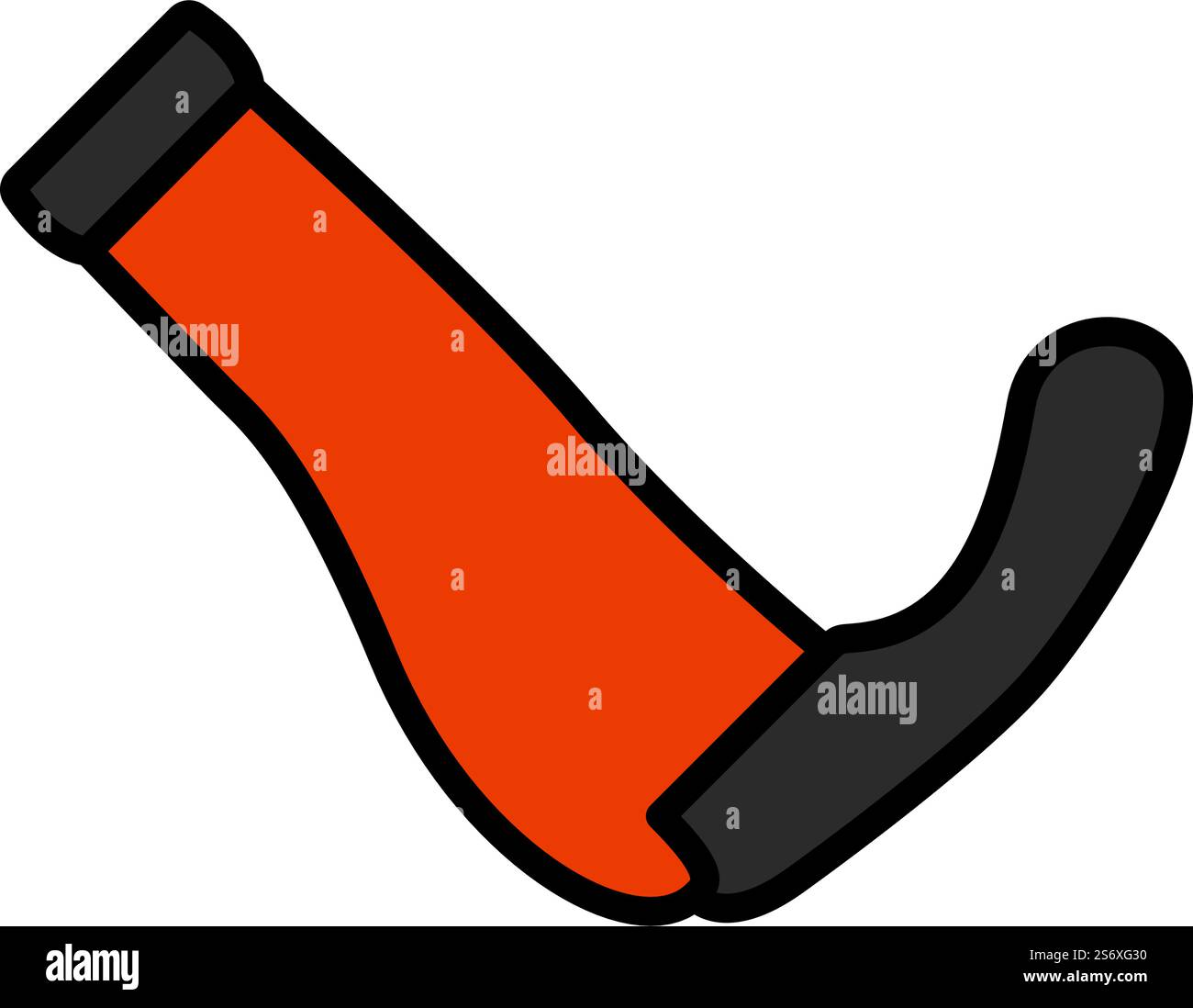 Bike Grips Icon. Editable Bold Outline With Color Fill Design. Vector ...