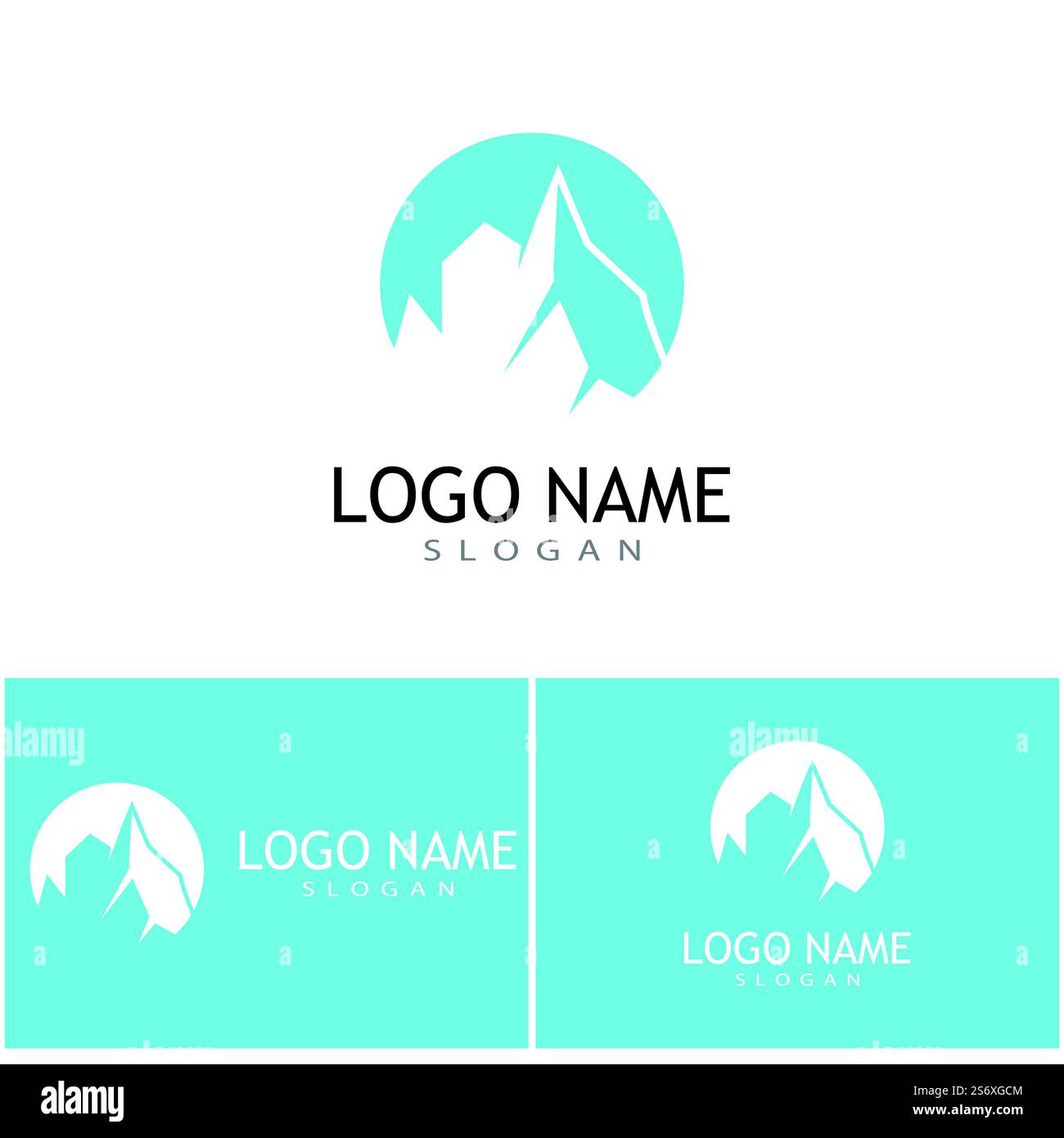 Ice berg Logo Template vector symbol Stock Vector Image & Art - Alamy