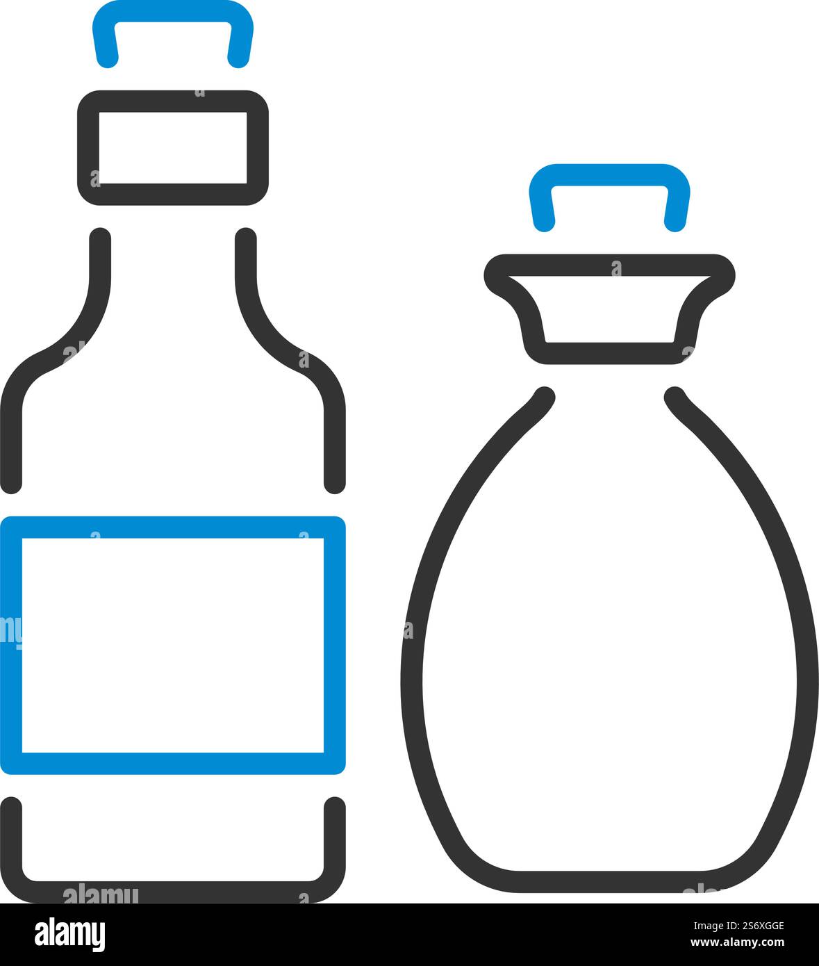 Bottle Of Olive Oil Icon. Editable Bold Outline With Color Fill Design ...