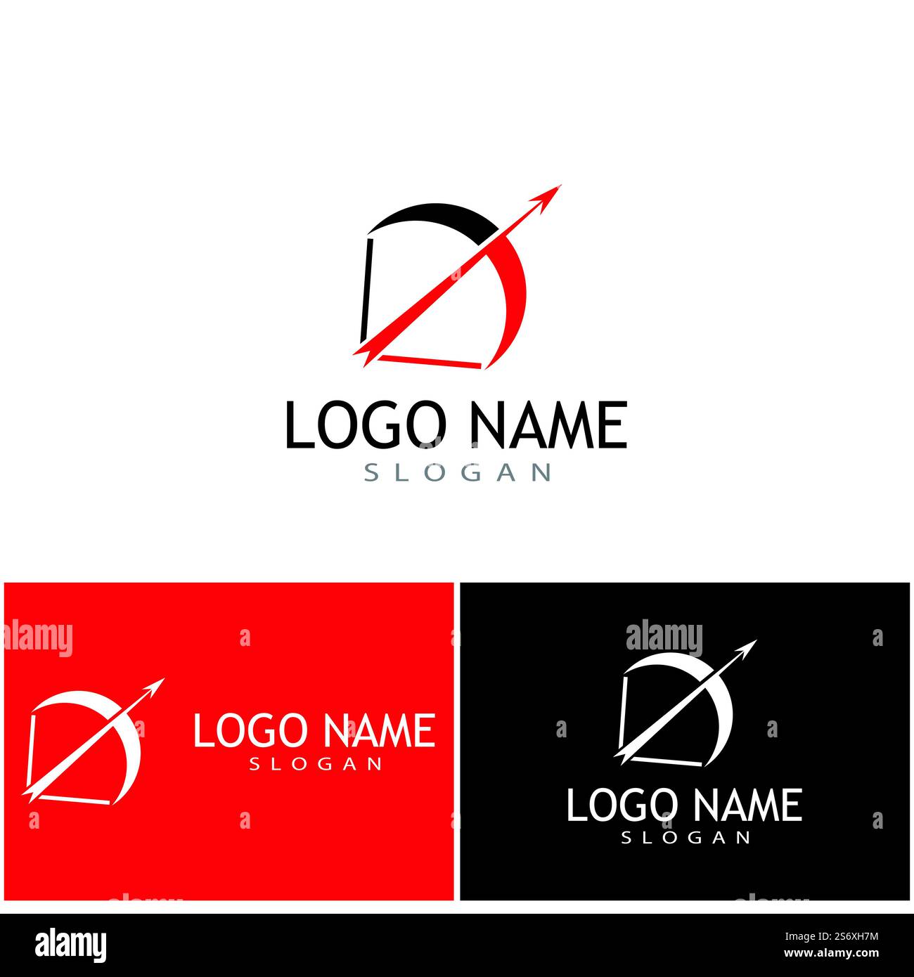 Archer logo Template vector symbol illustration design Stock Vector ...