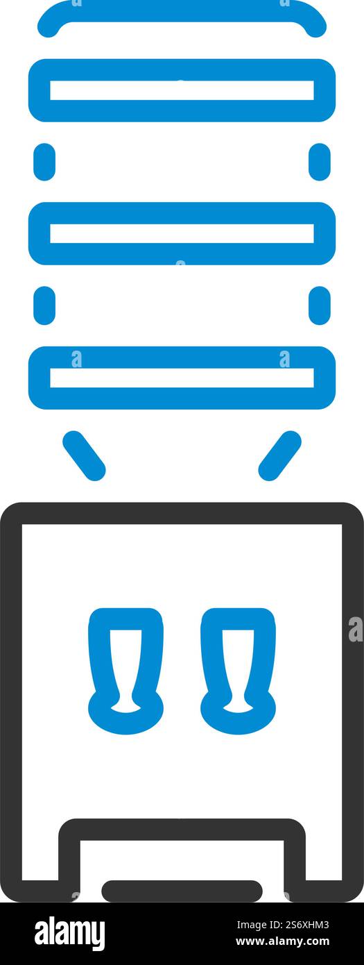 Office Water Cooler Icon. Editable Bold Outline With Color Fill Design ...