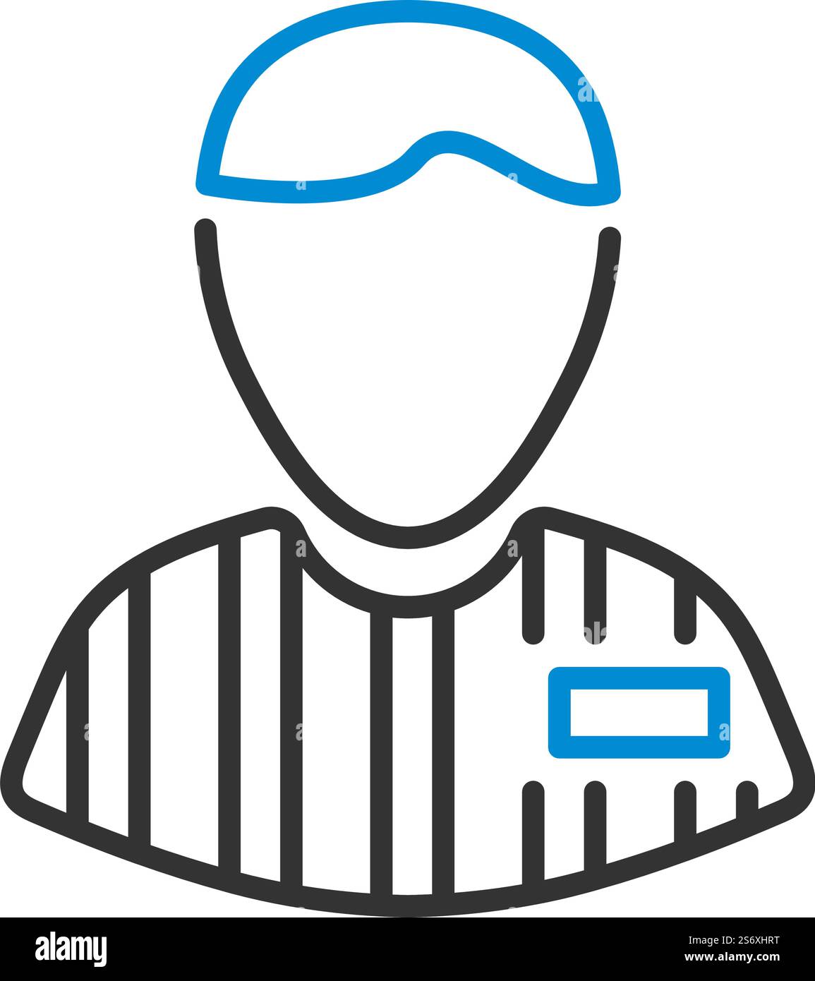 Prisoner Icon. Editable Bold Outline With Color Fill Design. Vector ...
