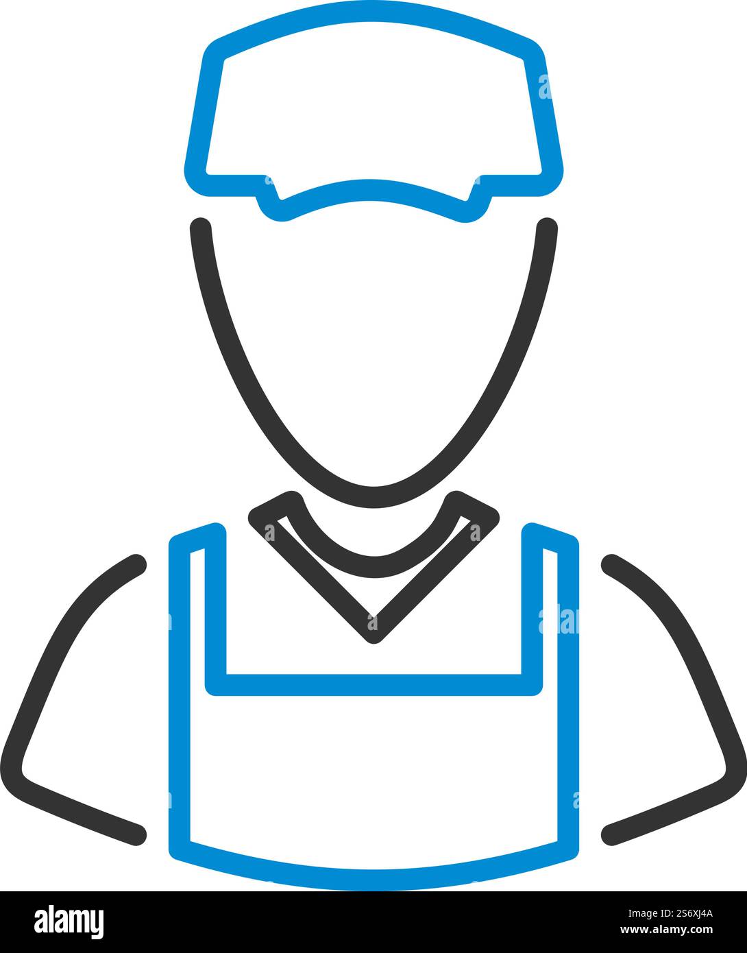 Car Mechanic Icon. Editable Bold Outline With Color Fill Design. Vector ...