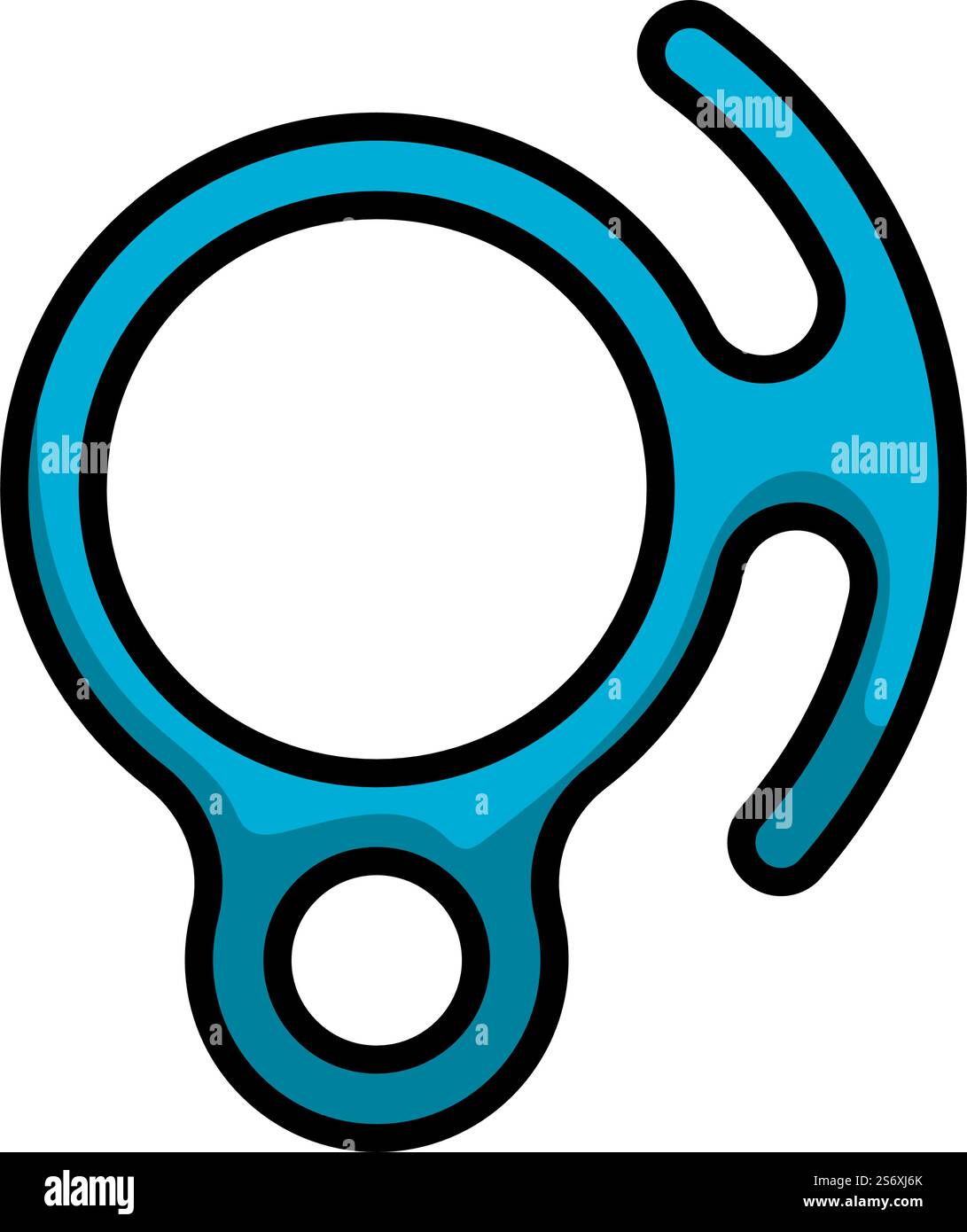 Alpinist Descender Icon. Editable Bold Outline With Color Fill Design ...