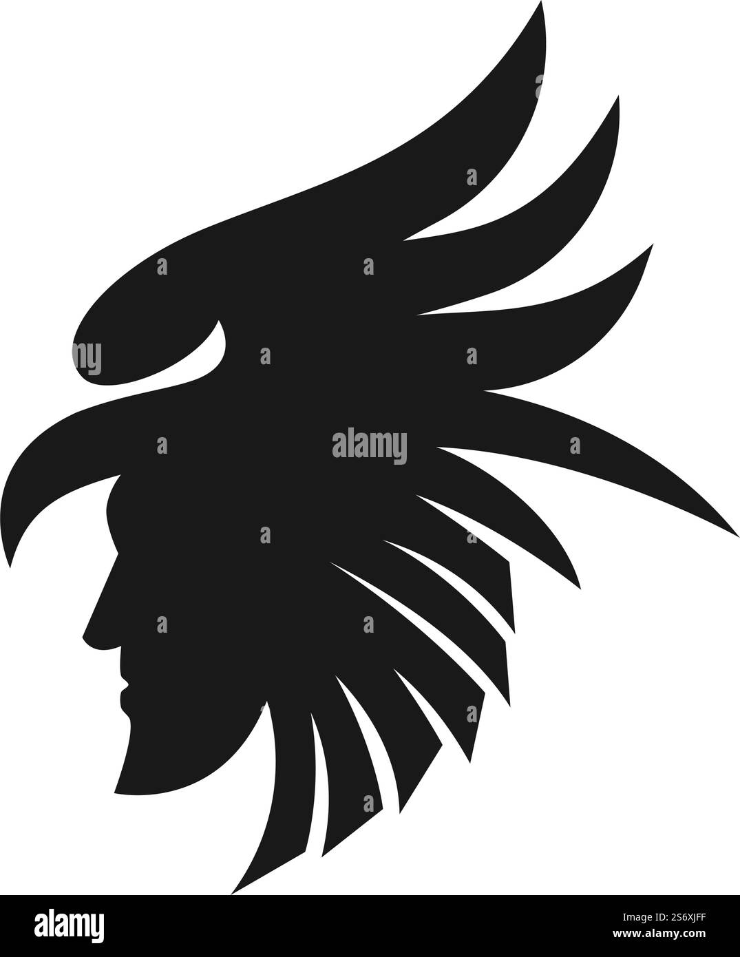 Cherokee tribe illustration Cut Out Stock Images & Pictures - Alamy