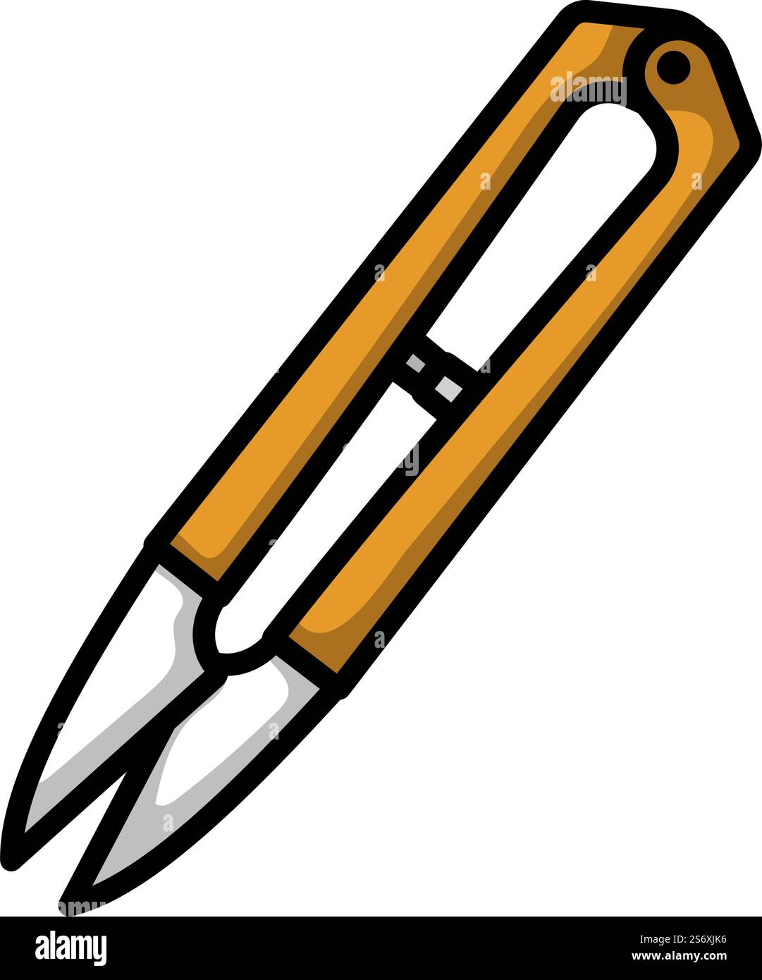 Seam Ripper Icon. Editable Bold Outline With Color Fill Design. Vector ...