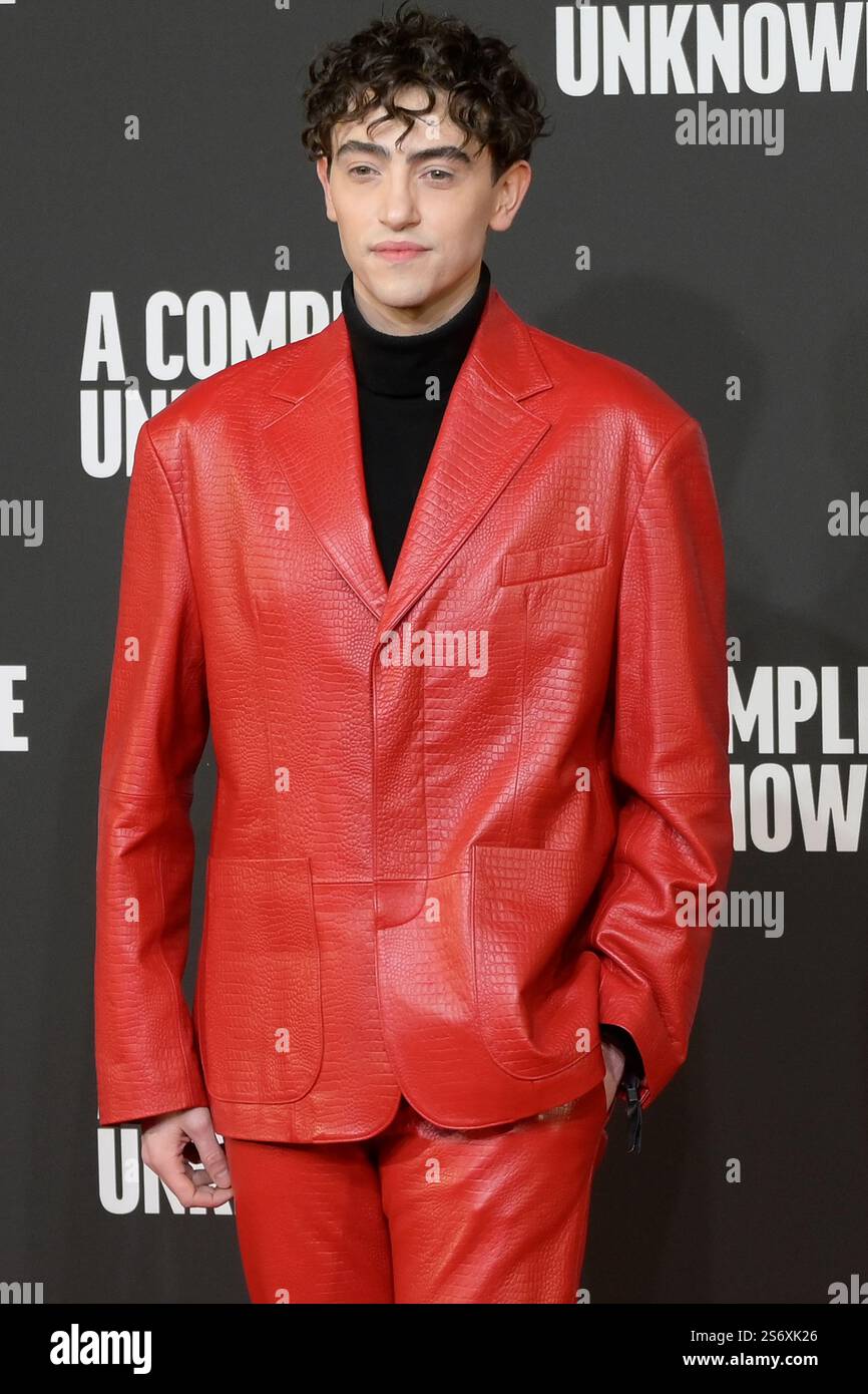 Rome, Italy. 17th Jan, 2025. Michele Bravi attends the red carpet of ...