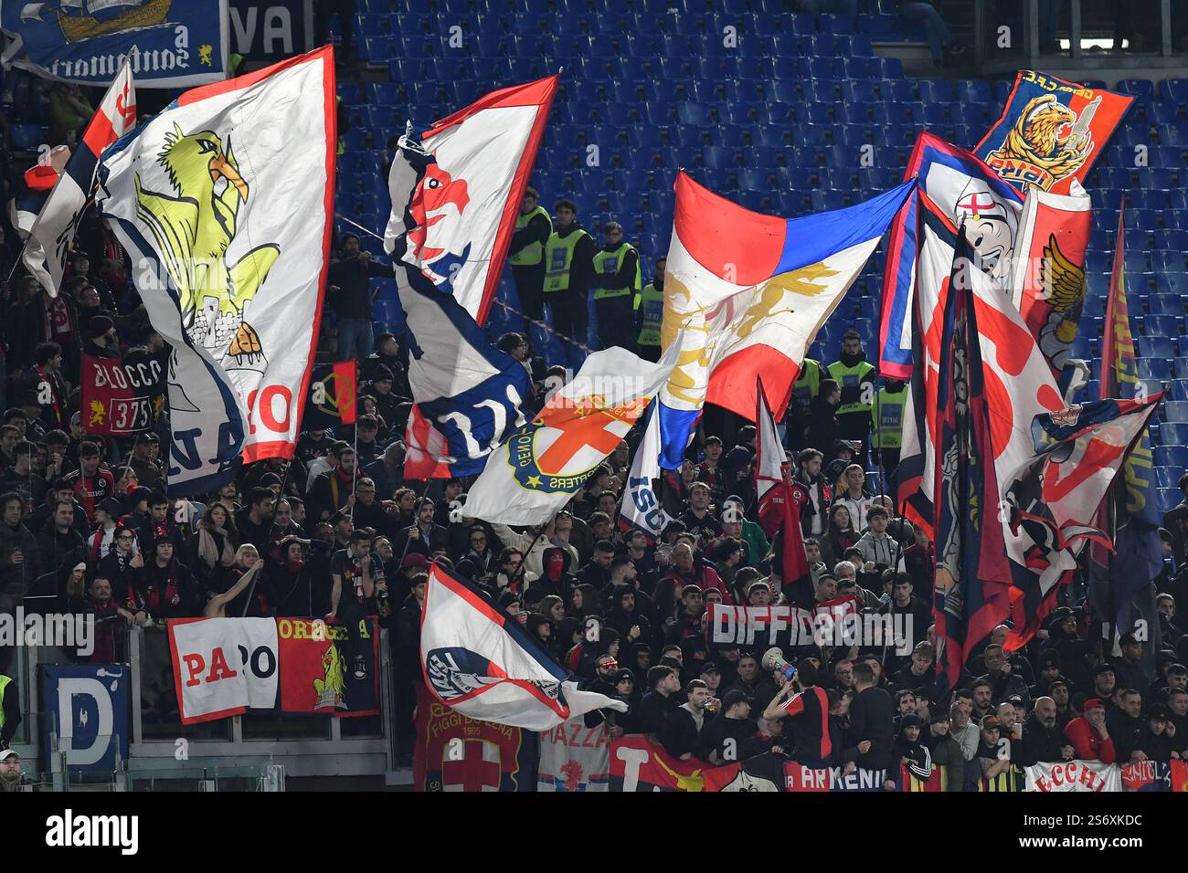 Genoa fans hi-res stock photography and images - Alamy