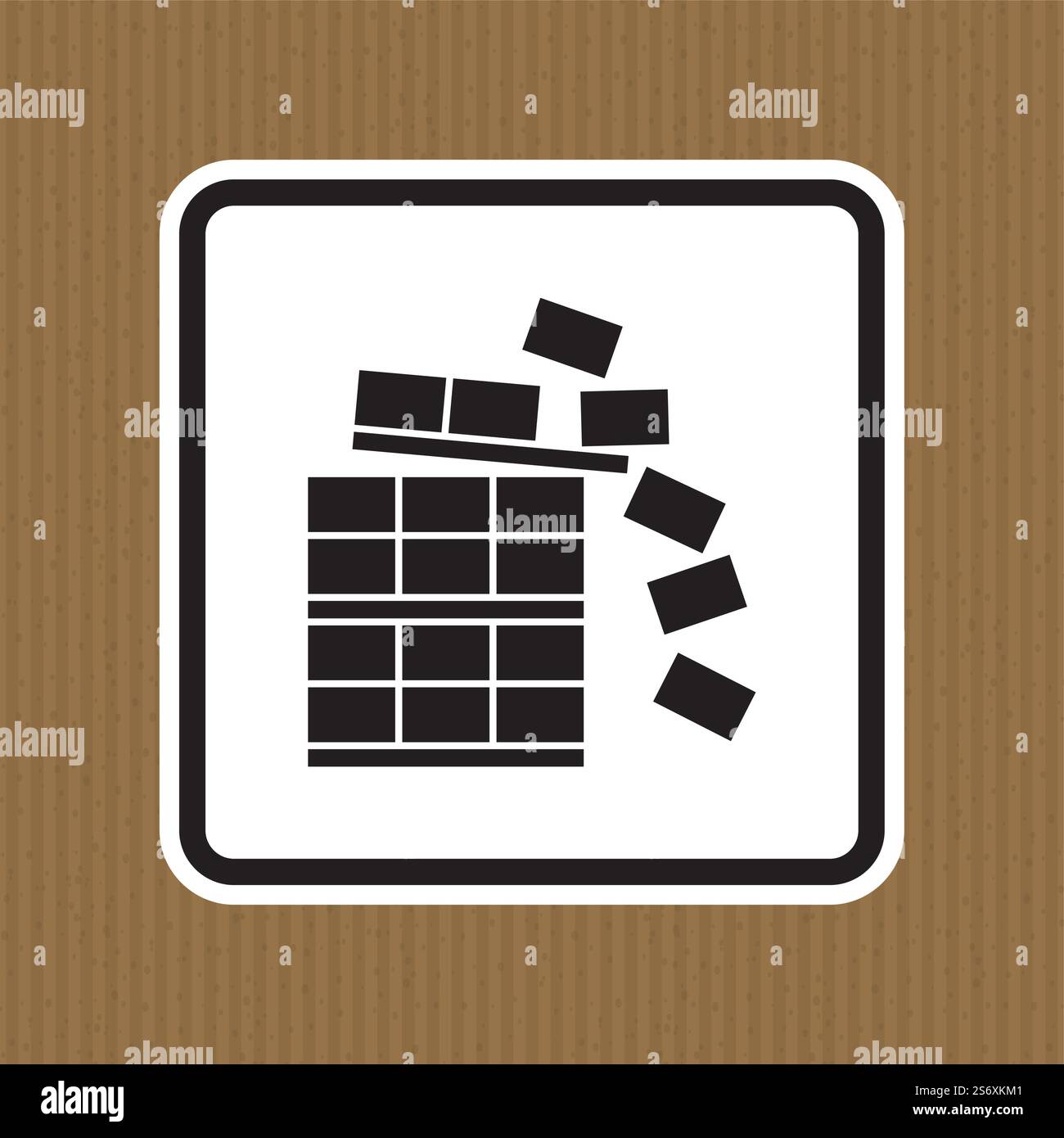 Notice Stack Correctly Sign On White Background Stock Vector Image ...
