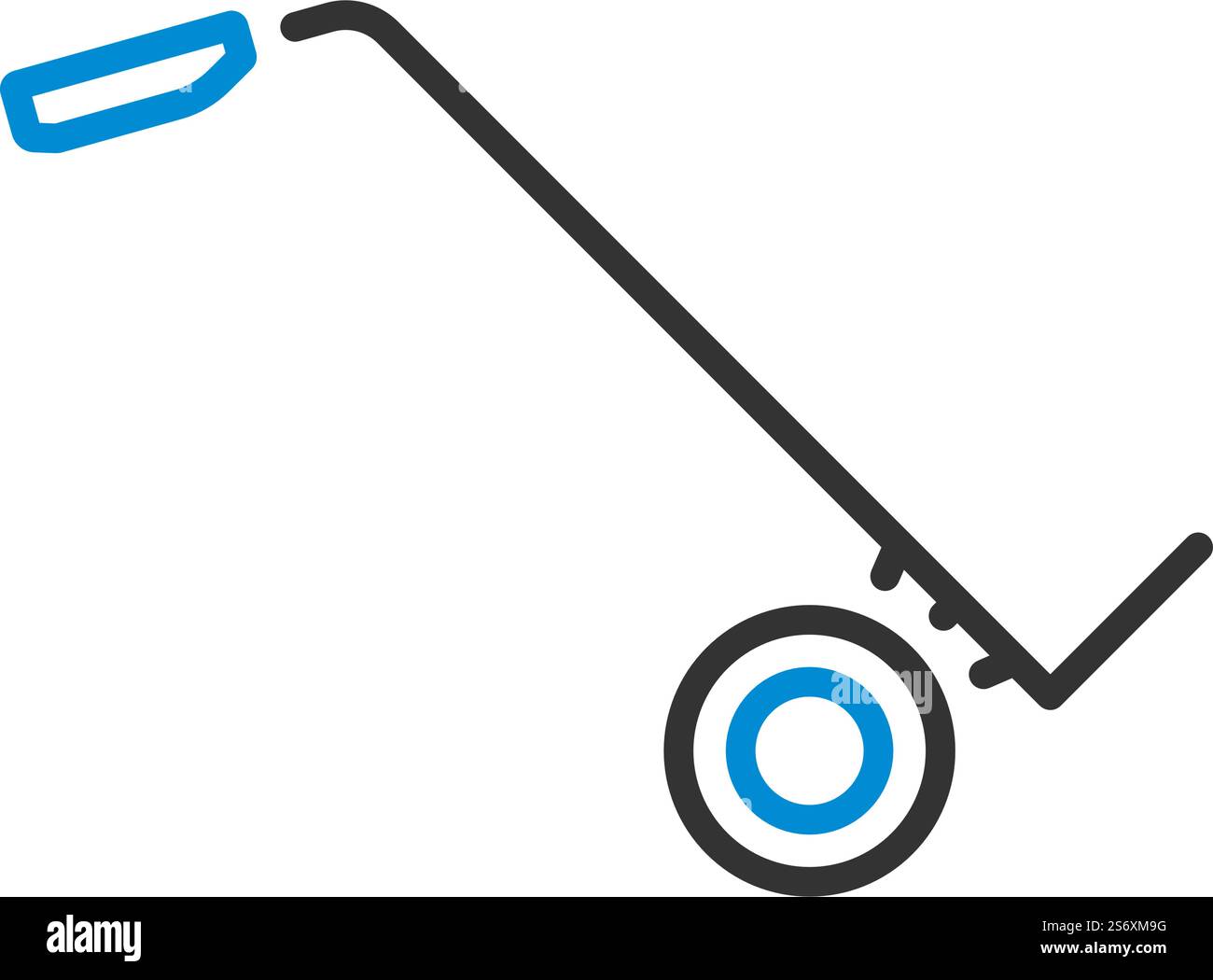 Warehouse Trolley Icon. Editable Bold Outline With Color Fill Design ...