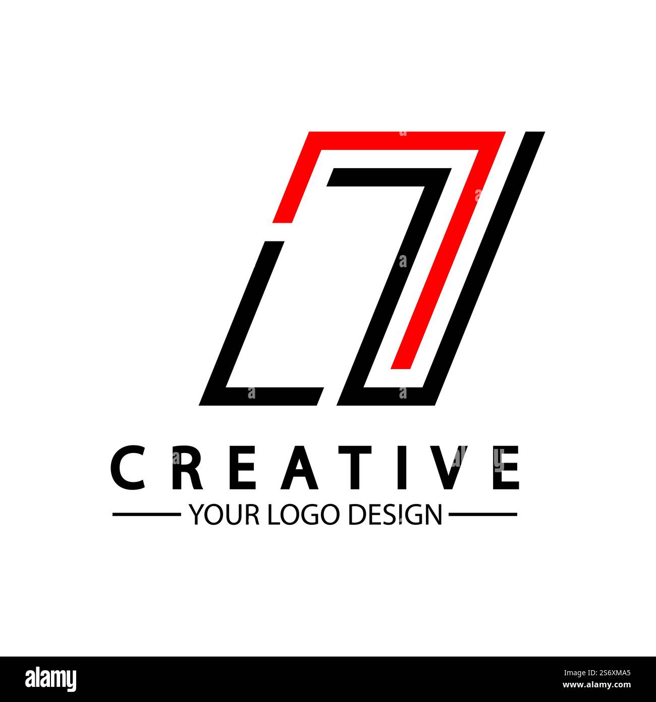Logo design number 77 image vector illustration Stock Vector Image ...