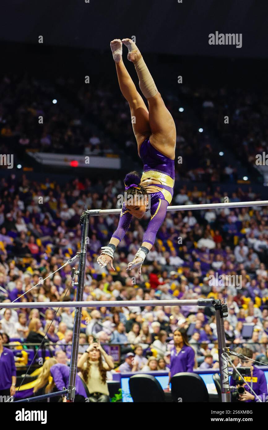 Baton Rouge, LA, USA. 17th Jan, 2025. LSU Tigers Konnor McClain in ...