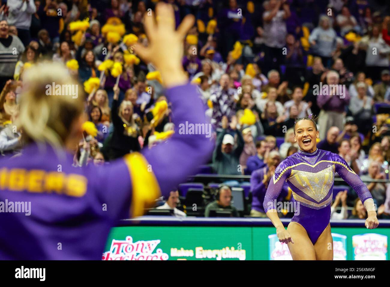 January 17, 2025: LSU Tigers Haleigh Bryant in action in the NCAA ...