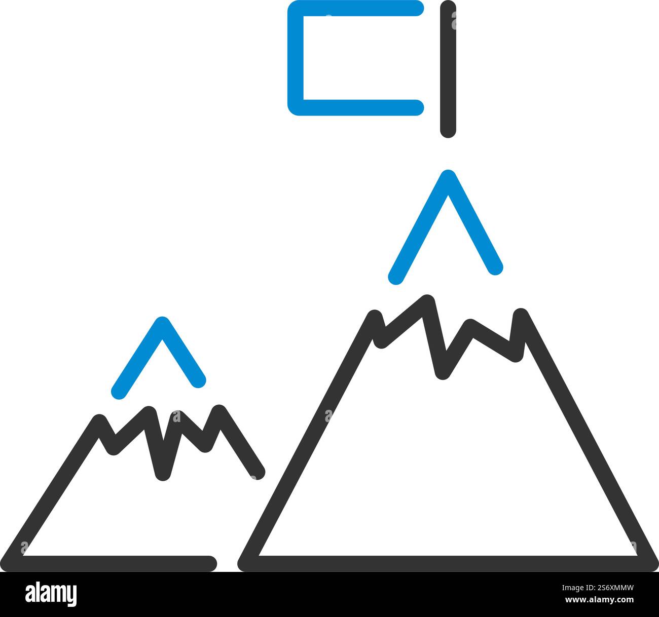 Mission Icon. Editable Bold Outline With Color Fill Design. Vector ...