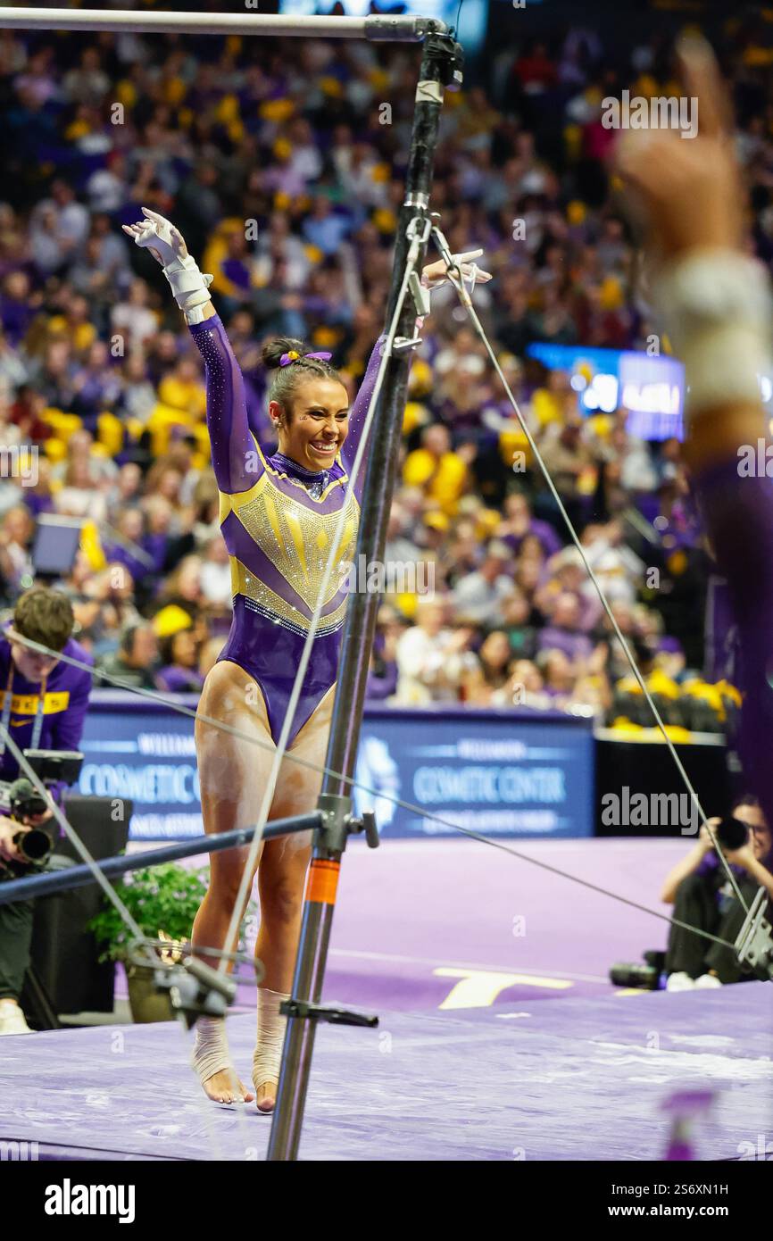 Baton Rouge, LA, USA. 17th Jan, 2025. LSU Tigers Alexis Jeffrey in ...