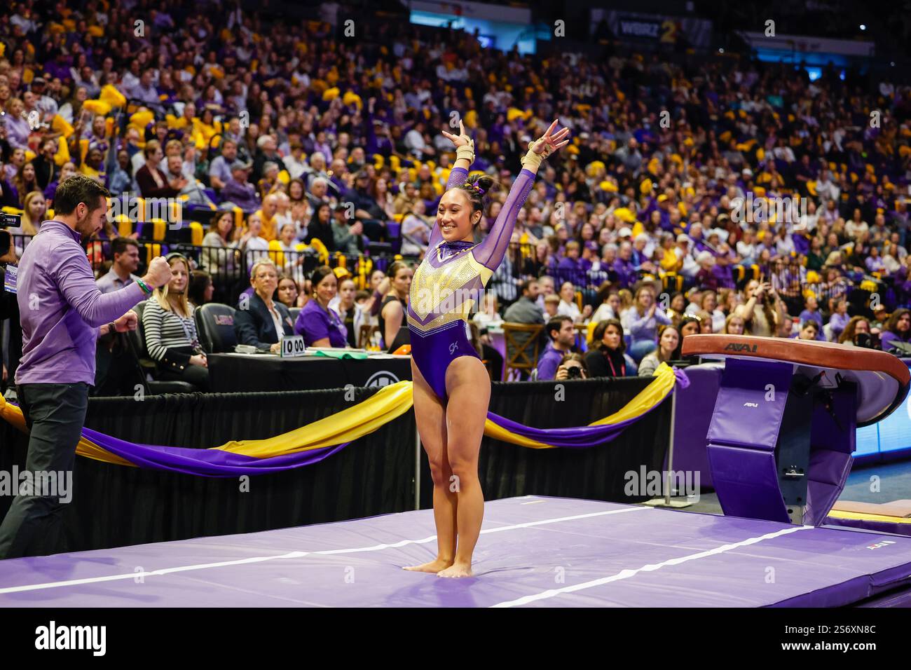 Baton Rouge, LA, USA. 17th Jan, 2025. LSU Tigers Kailin Chio n action ...