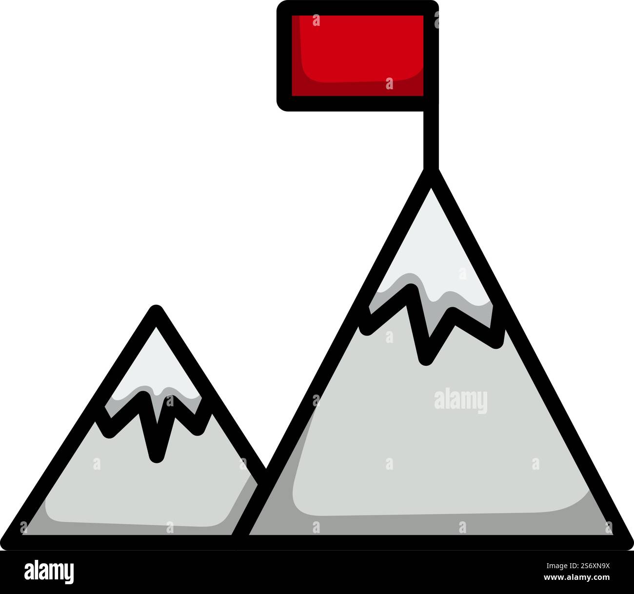 Mission Icon. Editable Bold Outline With Color Fill Design. Vector ...