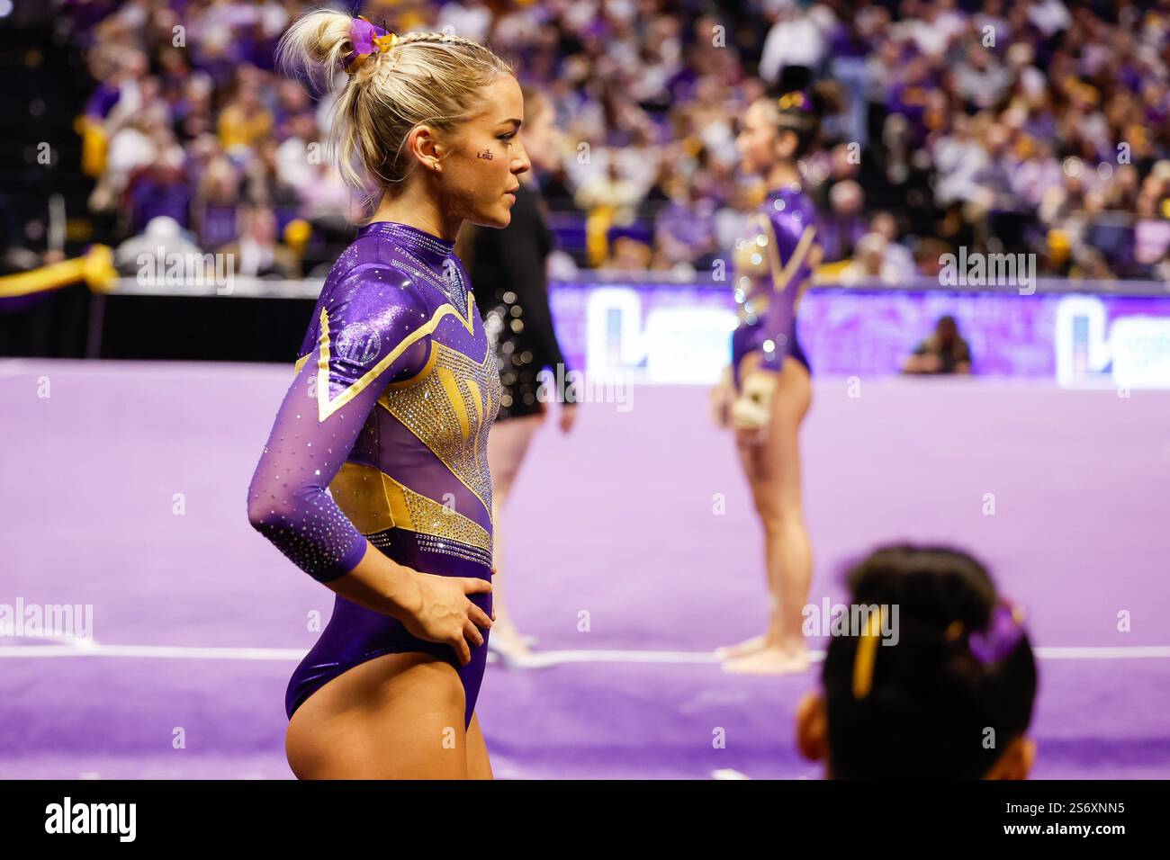 Baton Rouge, LA, USA. 17th Jan, 2025. LSU Tigers Olivia Dunne in action ...