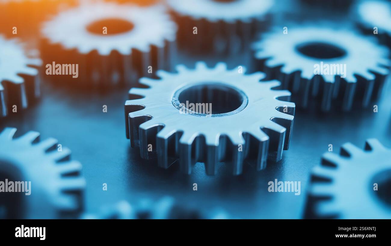 Sleek and modular metallic designs with intricate gears and mechanisms ...