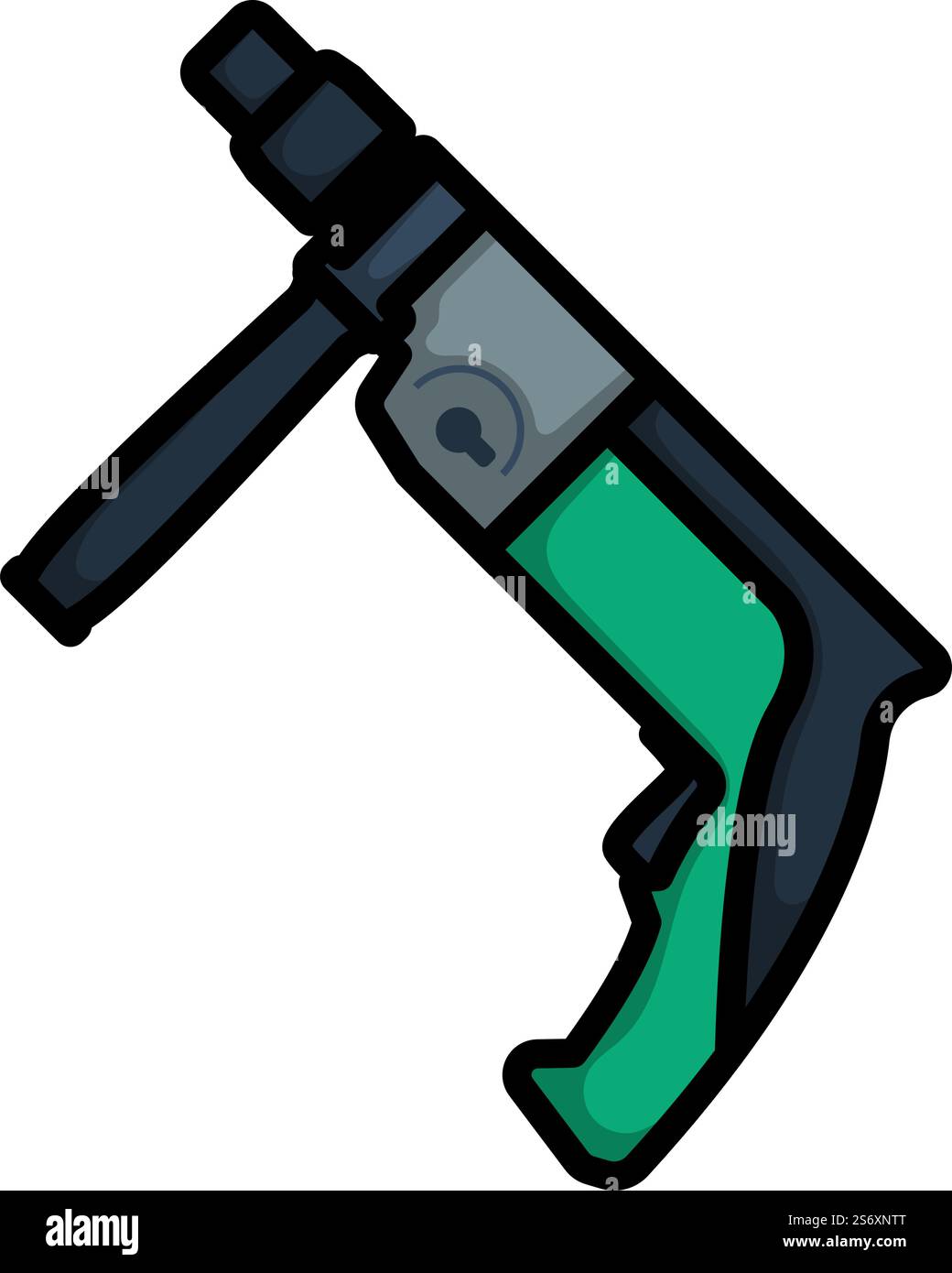 Electric Perforator Icon. Editable Bold Outline With Color Fill Design ...